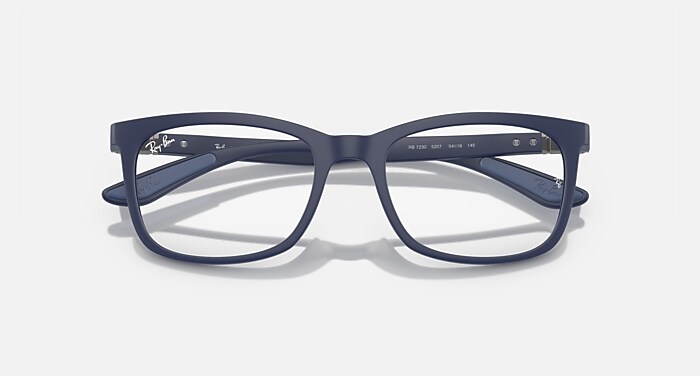 dark blue eye frames