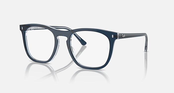 blue ray ban frames