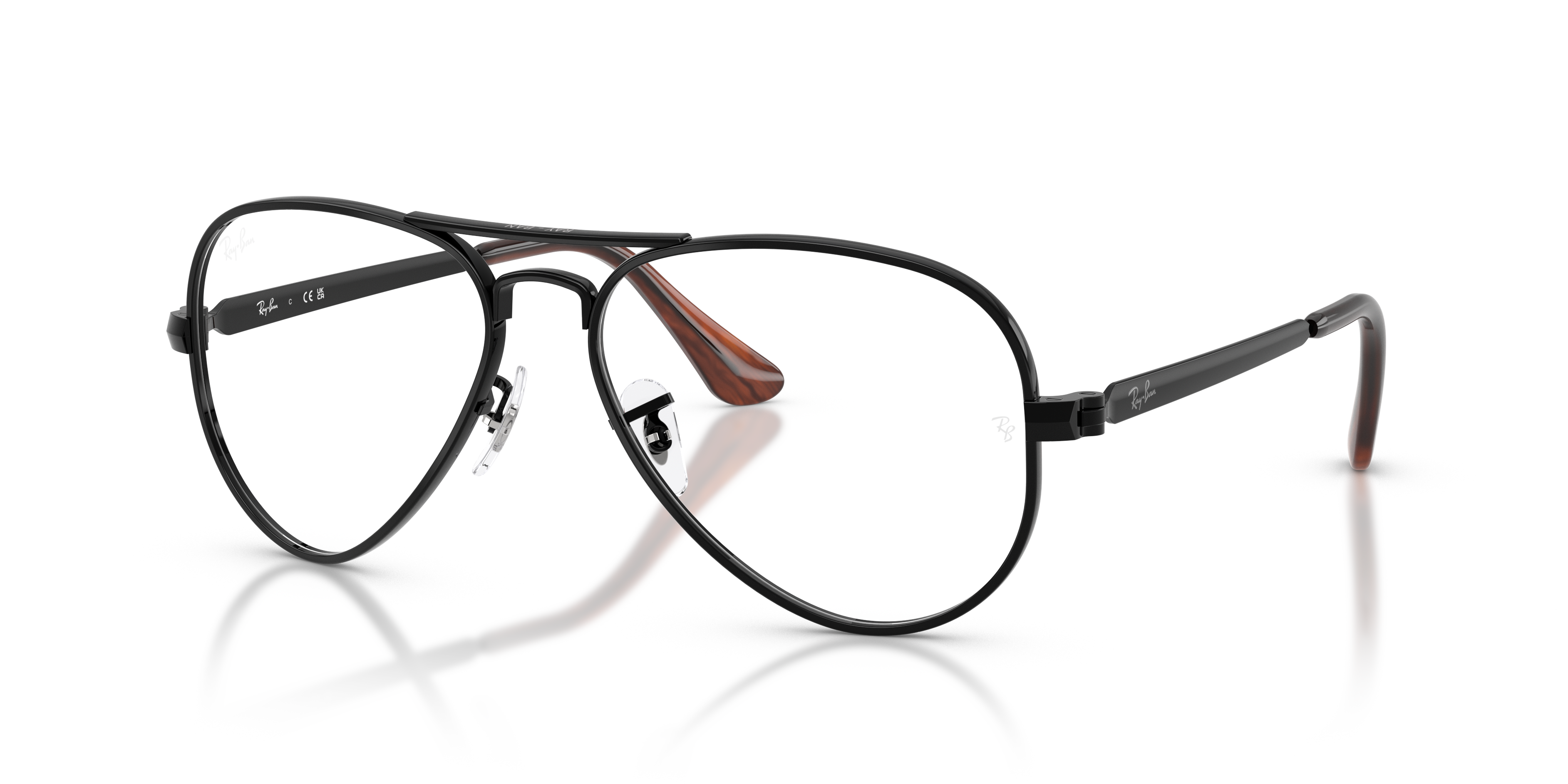 Aviator Max Optics Eyeglasses with Black Frame - RB3925V | Ray-Ban® CA