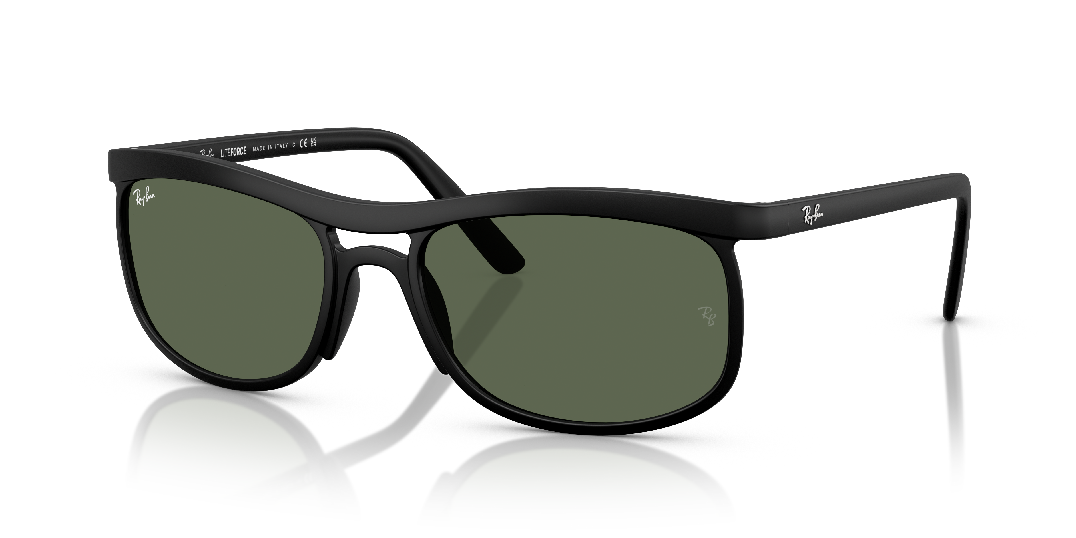 Rb4452 Liteforce Sunglasses in Preto Areia and Verde-escuro - RB4452 ...