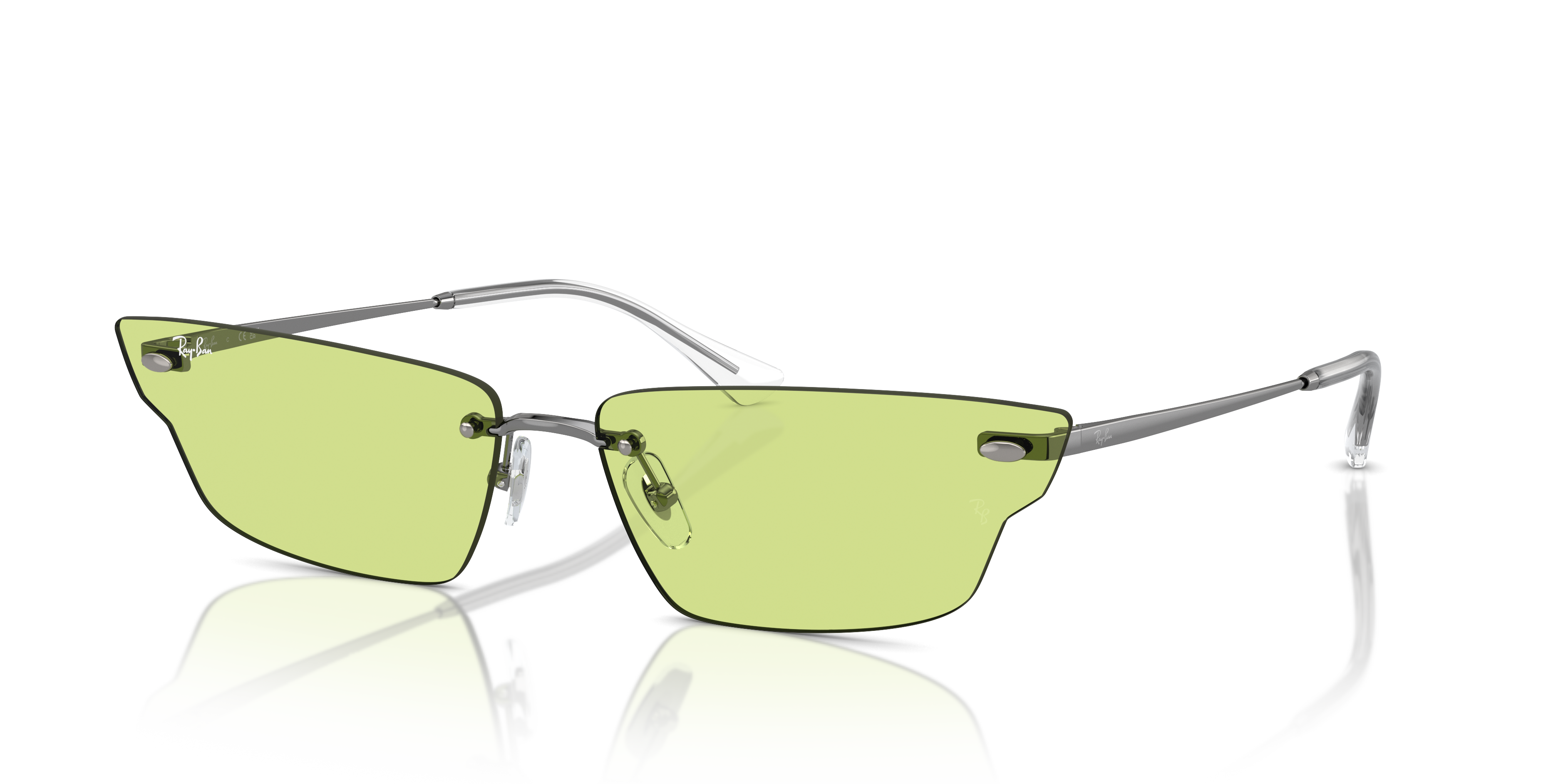 Anh Bio-based Sunglasses in Gunmetal and Green - RB3731 | Ray-Ban® US