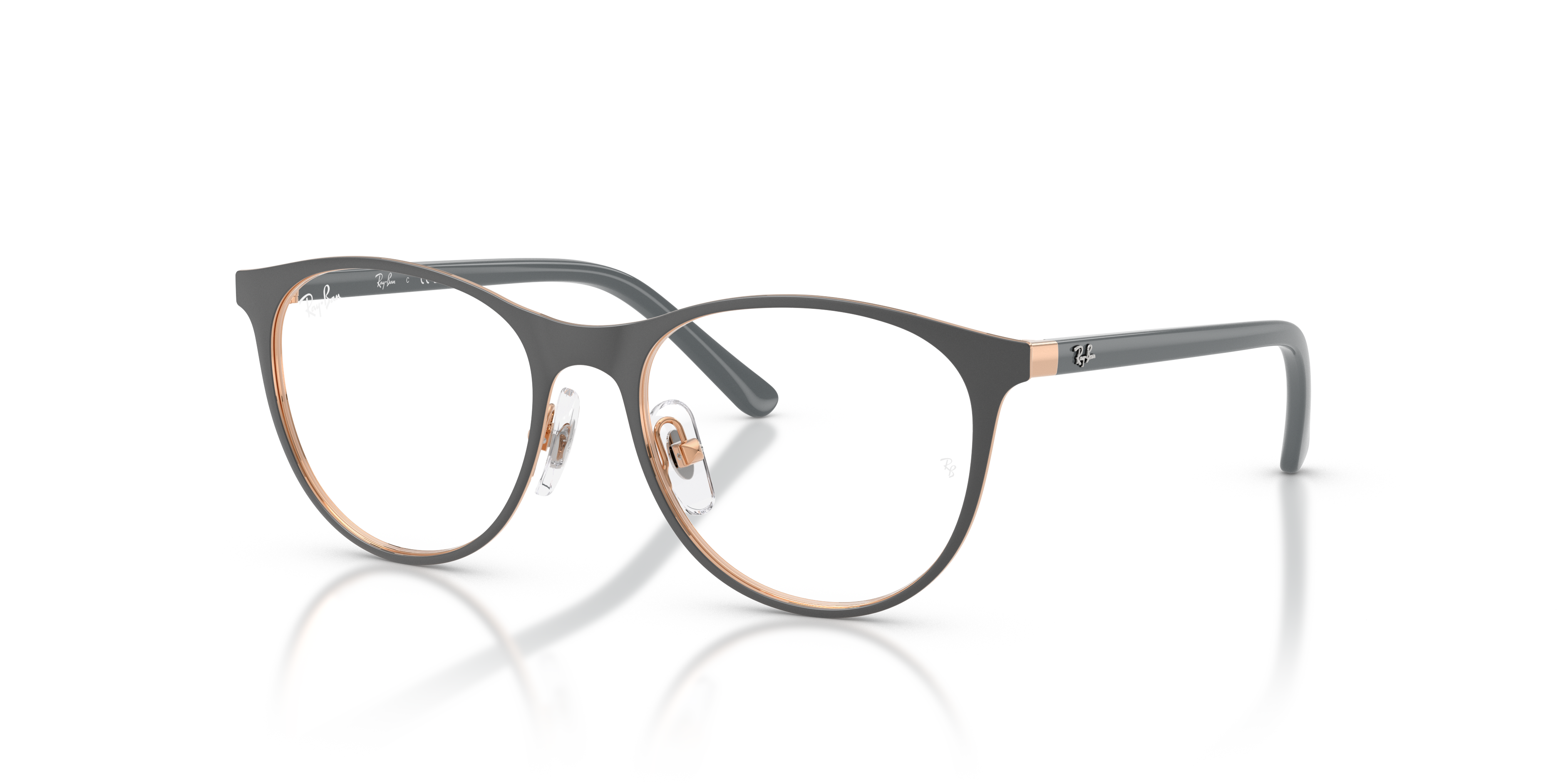 Rb9552v Optics Kids Eyeglasses with Grey On Rose Gold Frame - RY9552V ...