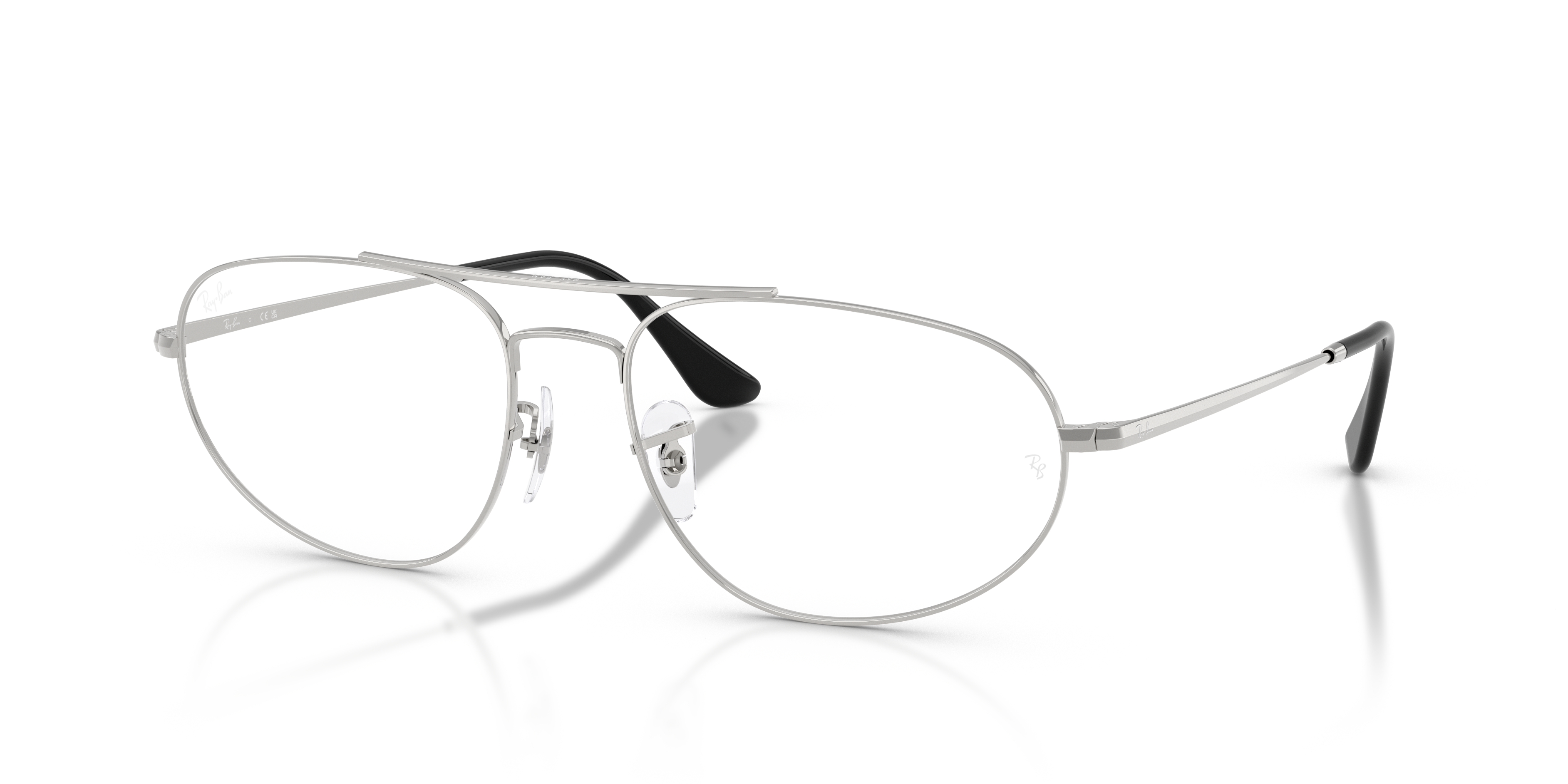Explorer Iv Optics Eyeglasses with Polished Silver Frame (60-18 ...