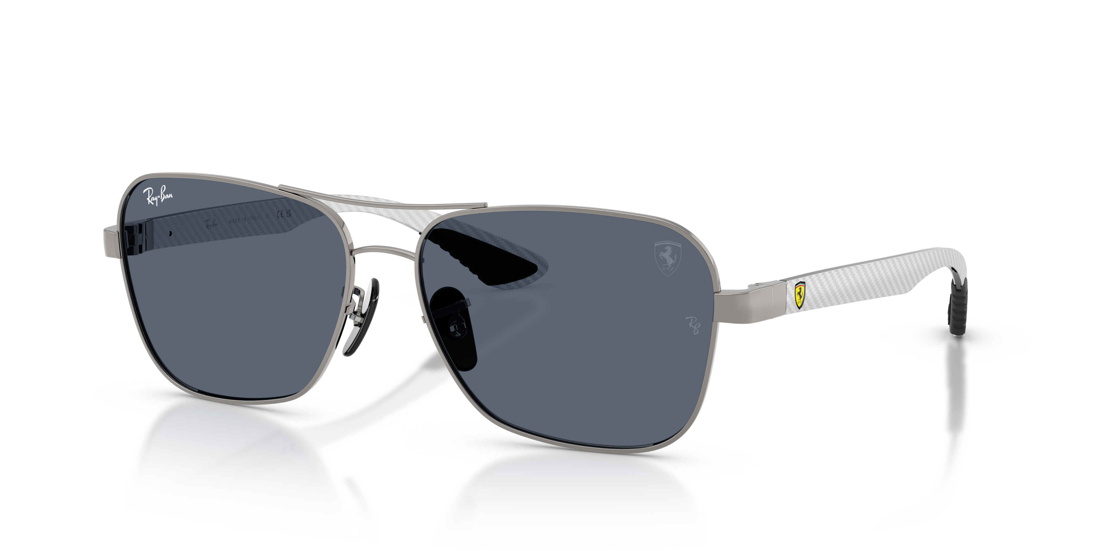 Lentes de sol Rb8336m Scuderia Ferrari Collection en Gris Plomo y Gris ...
