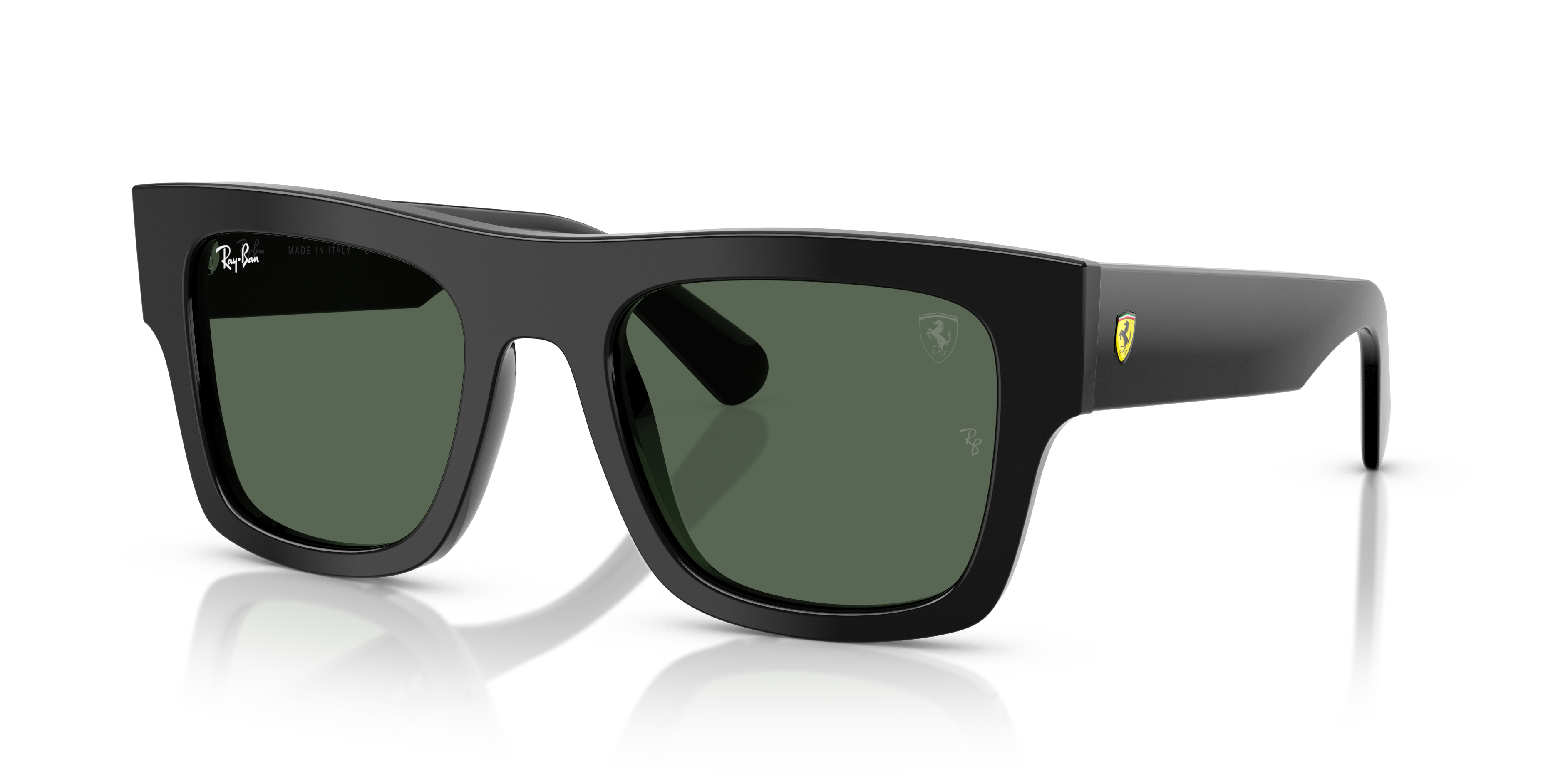 Rb2217m Scuderia Ferrari Collection Sunglasses in Black and Dark Green ...