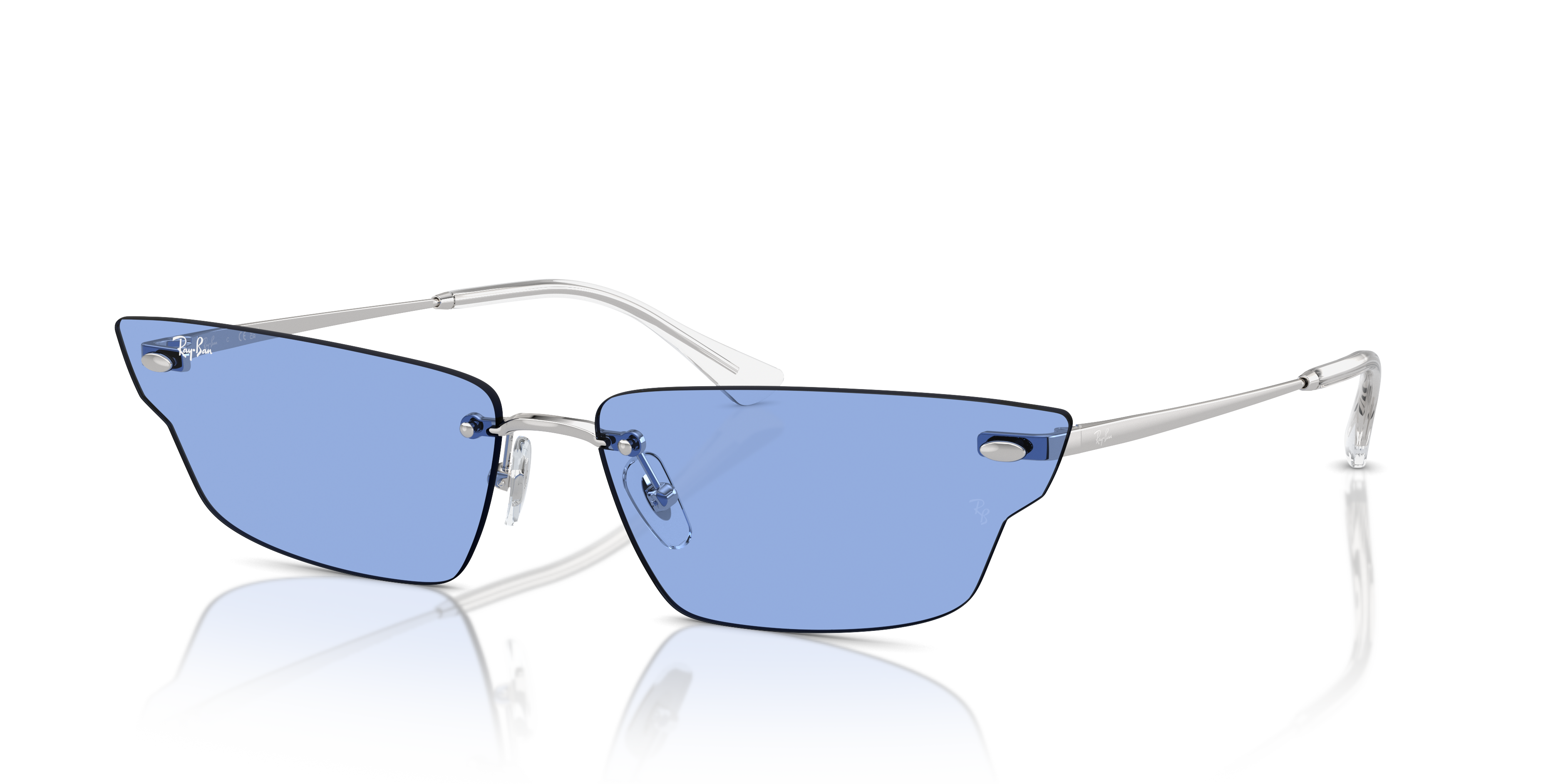 Anh Bio-based Limited Sunglasses in Silver and Blue - RB3731 | Ray-Ban® US