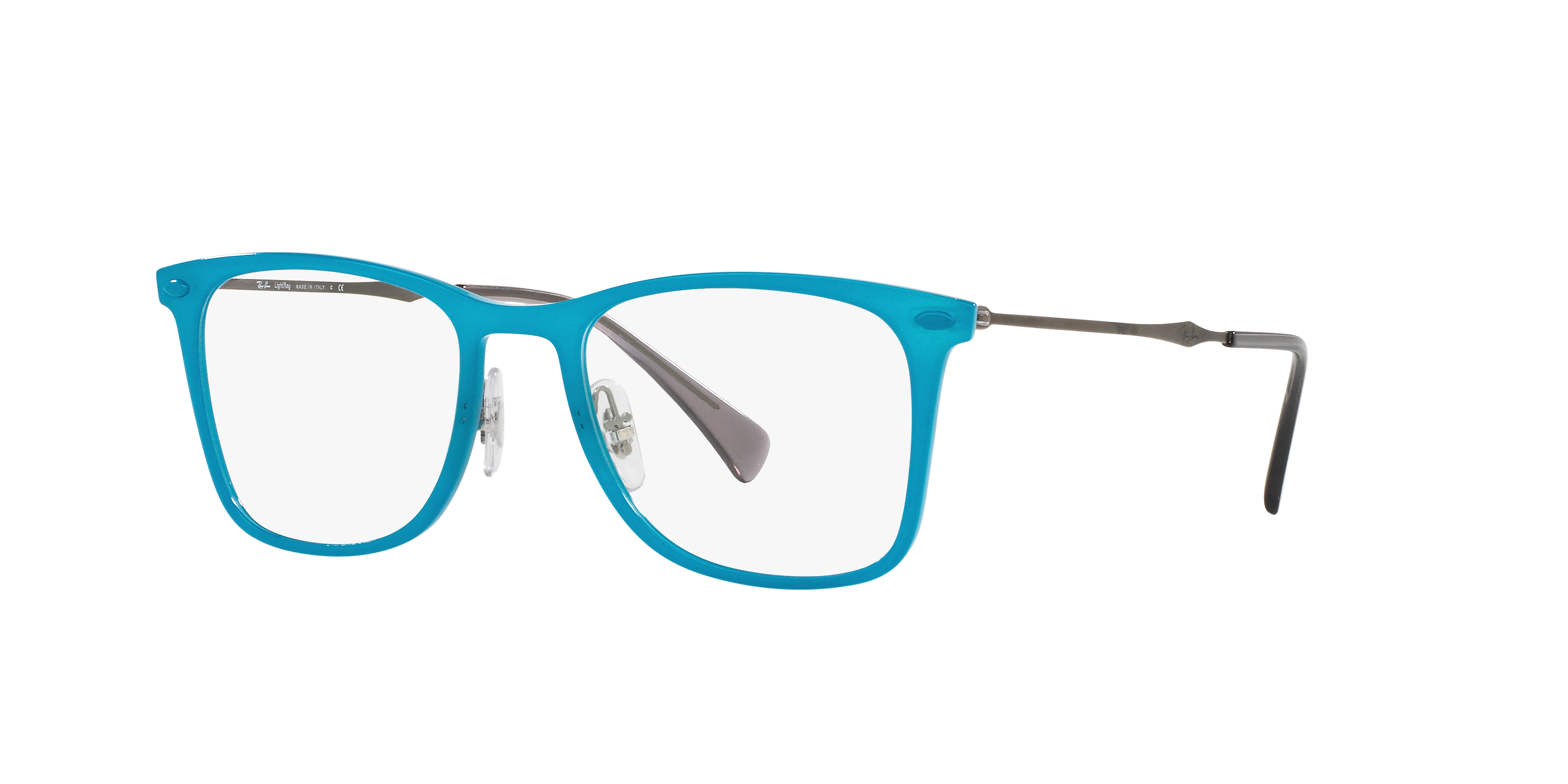 Rb7086 Optics Eyeglasses with Polished Blue Frame (49-18) - RB7086 ...