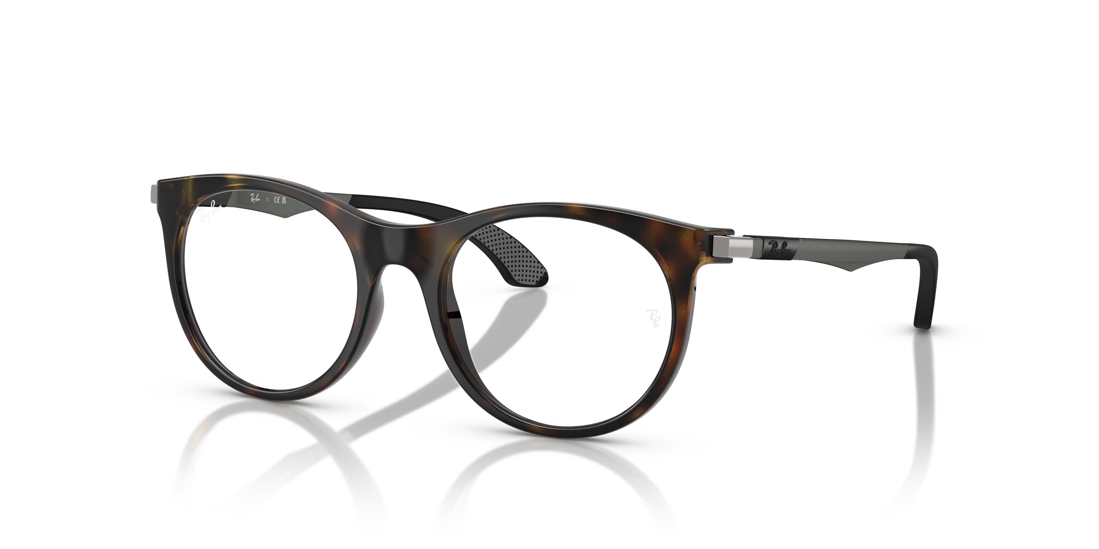 Rb9082v Optics Kids Les lunettes de vue Poli Havana avec monture (47-17 ...
