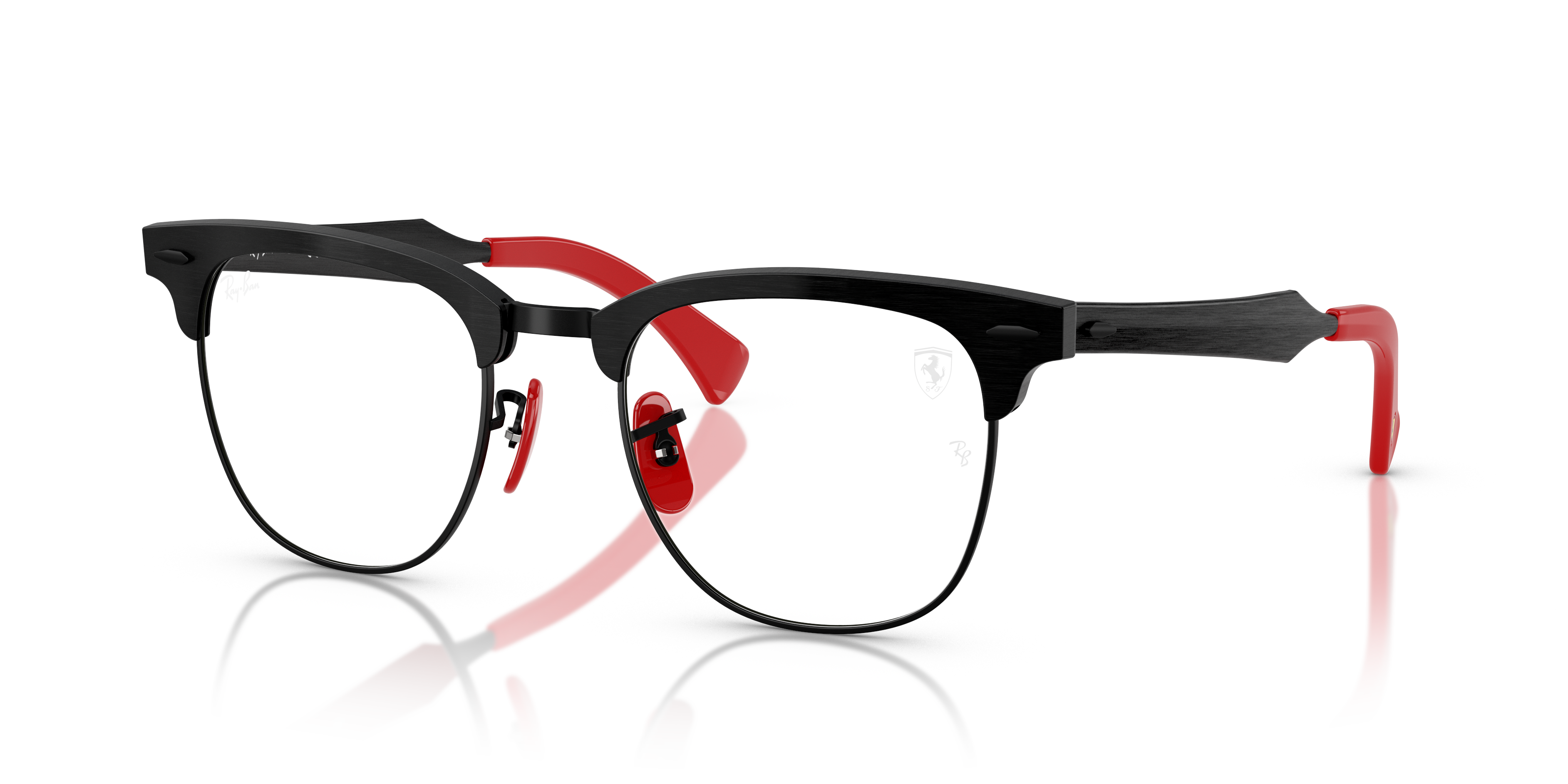Rb3807vm Optics Scuderia Ferrari Collection Eyeglasses with Brushed ...