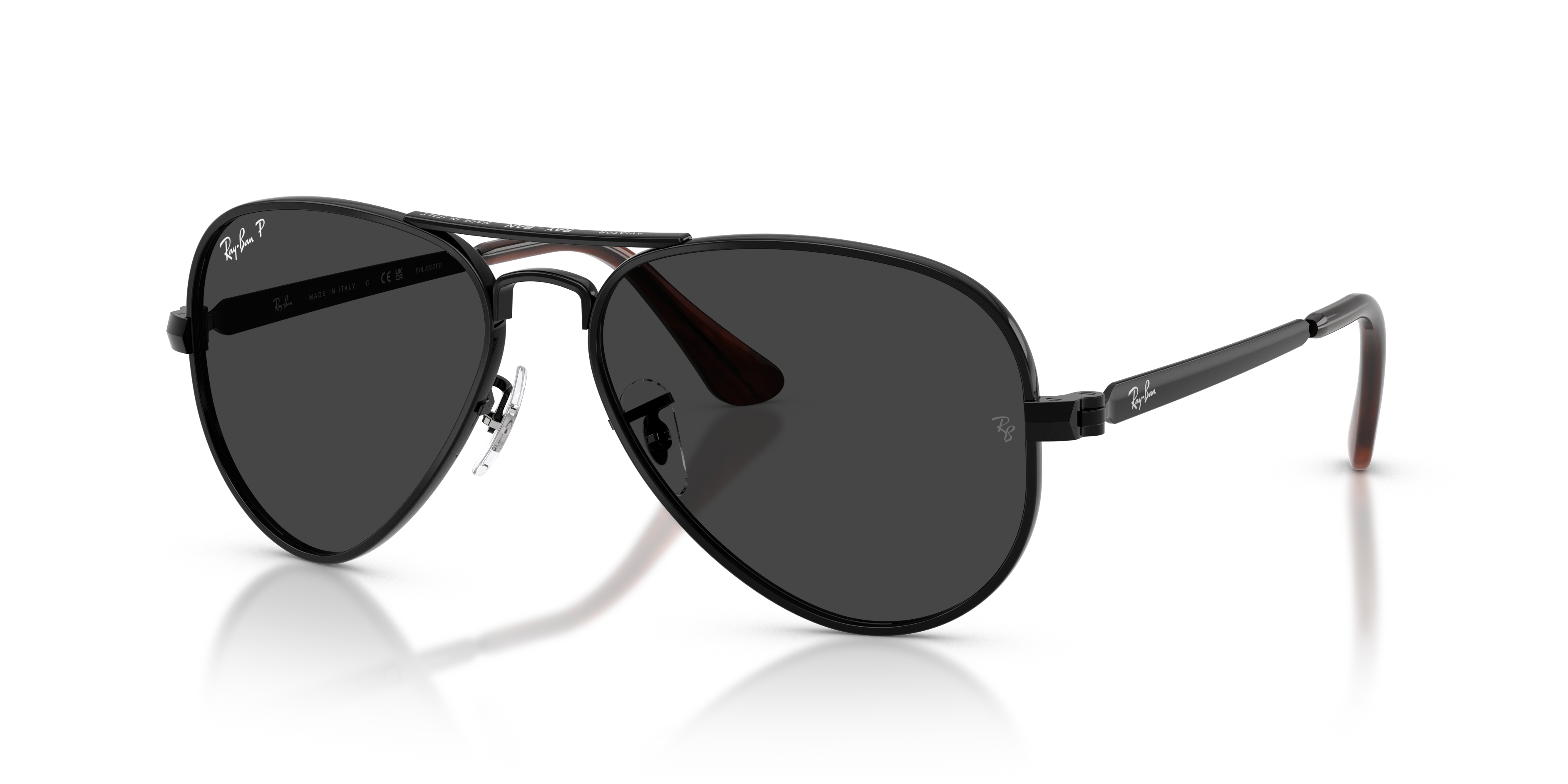Aviator Max Sunglasses in Black and Black Polarized - RB3925 | Ray-Ban® US