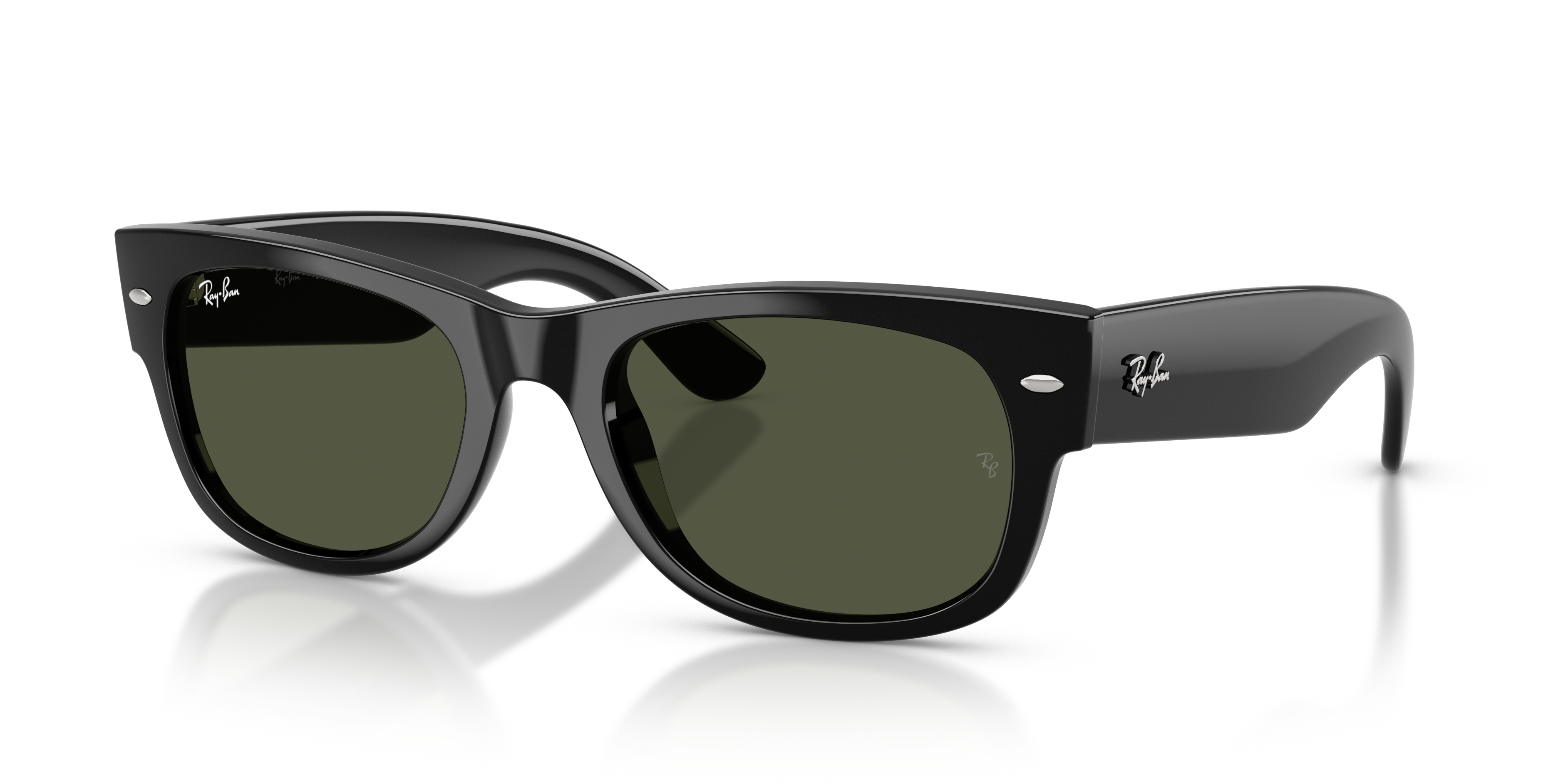 Mega Wayfarer Ii Sunglasses in Black and Green - RB0832S | Ray-Ban® AU