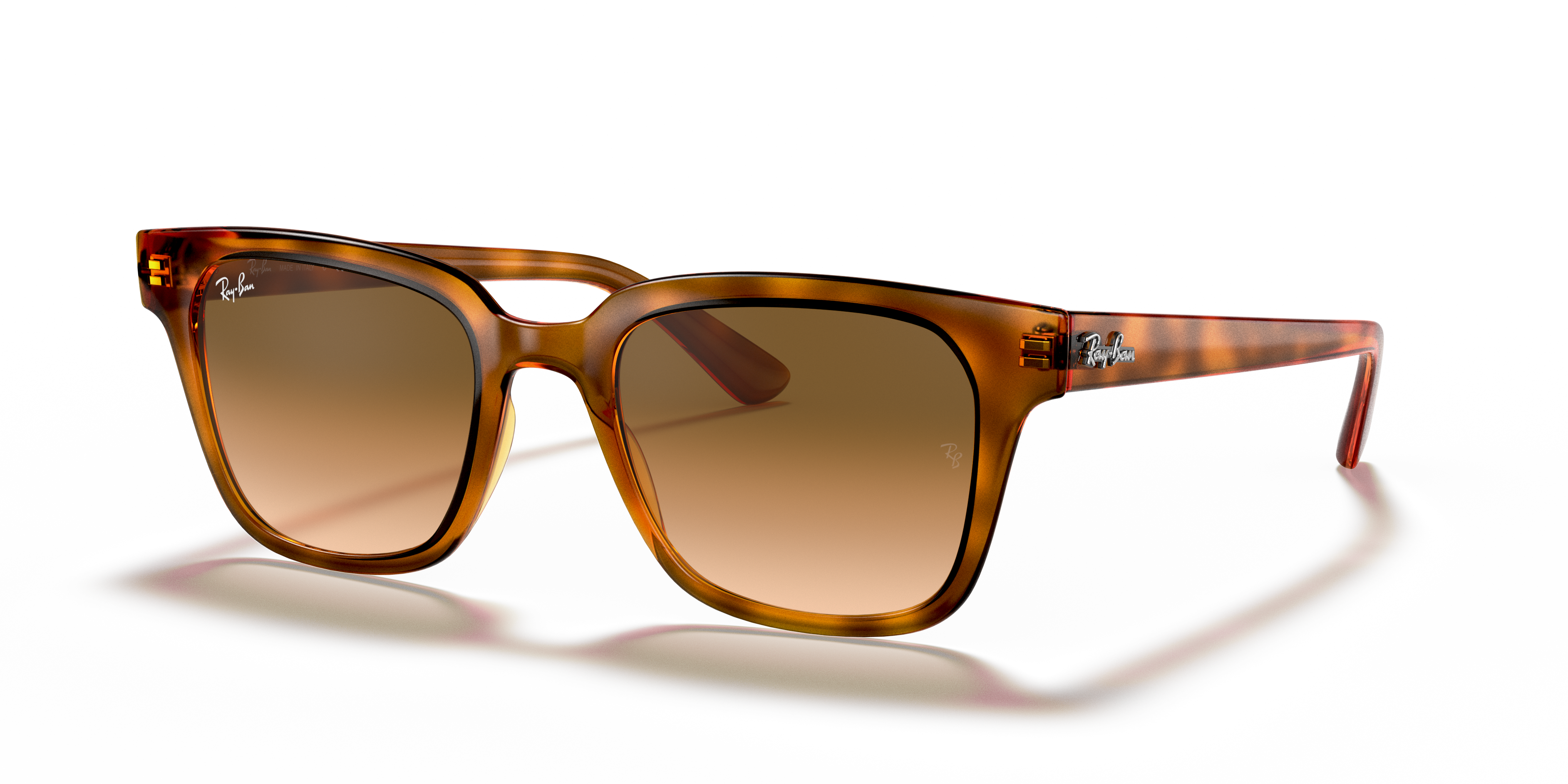 Rb4323 Sunglasses in Yellow Light Havana and Light Brown - RB4323 | Ray ...