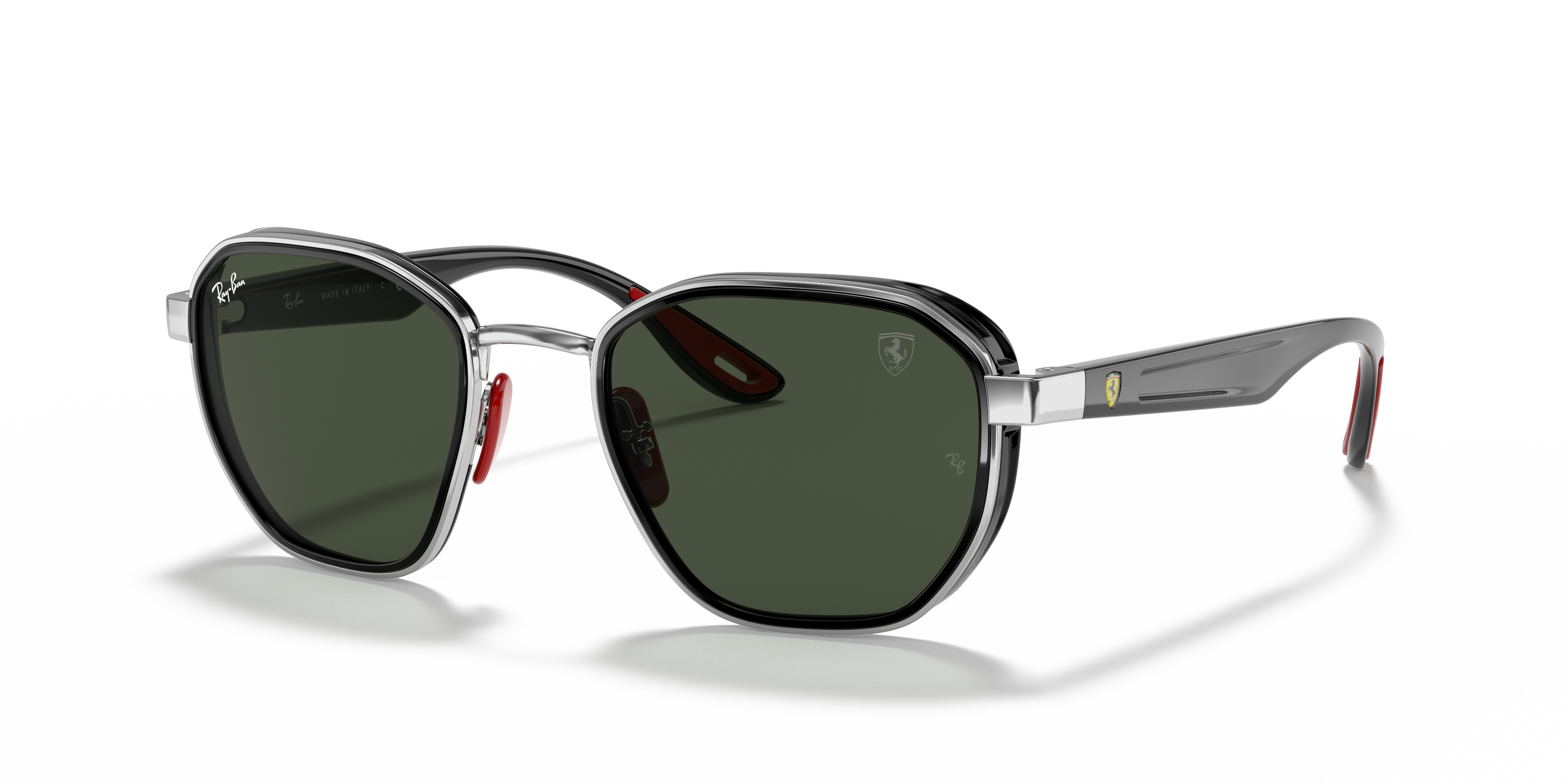 Rb3674m Scuderia Ferrari Collection Sunglasses in Polished Silver and ...