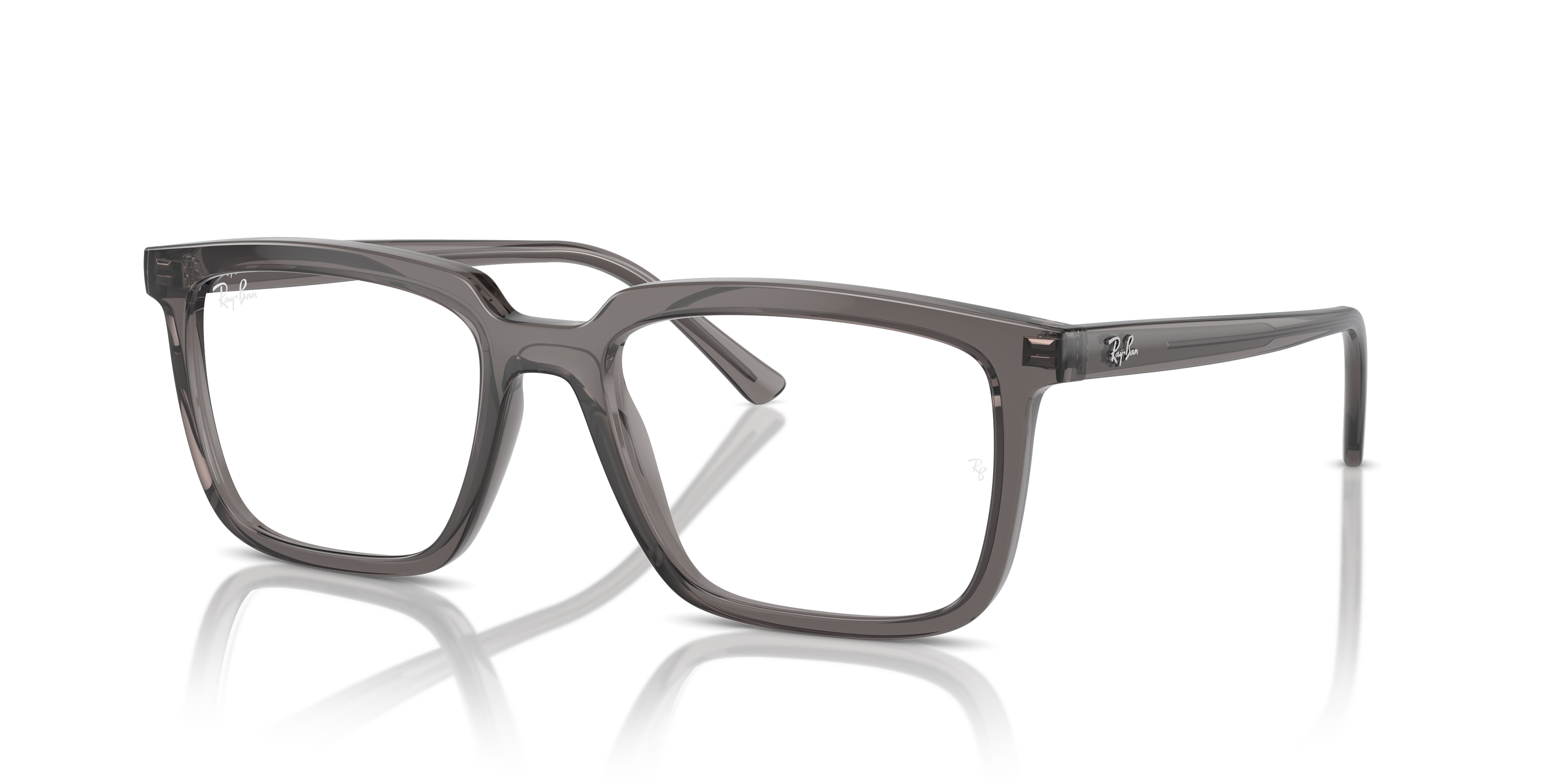 【レイバン公式ストア】 Ray-Ban® Alain Optics メガネ | オパールダークグレー フレーム - RB7239F