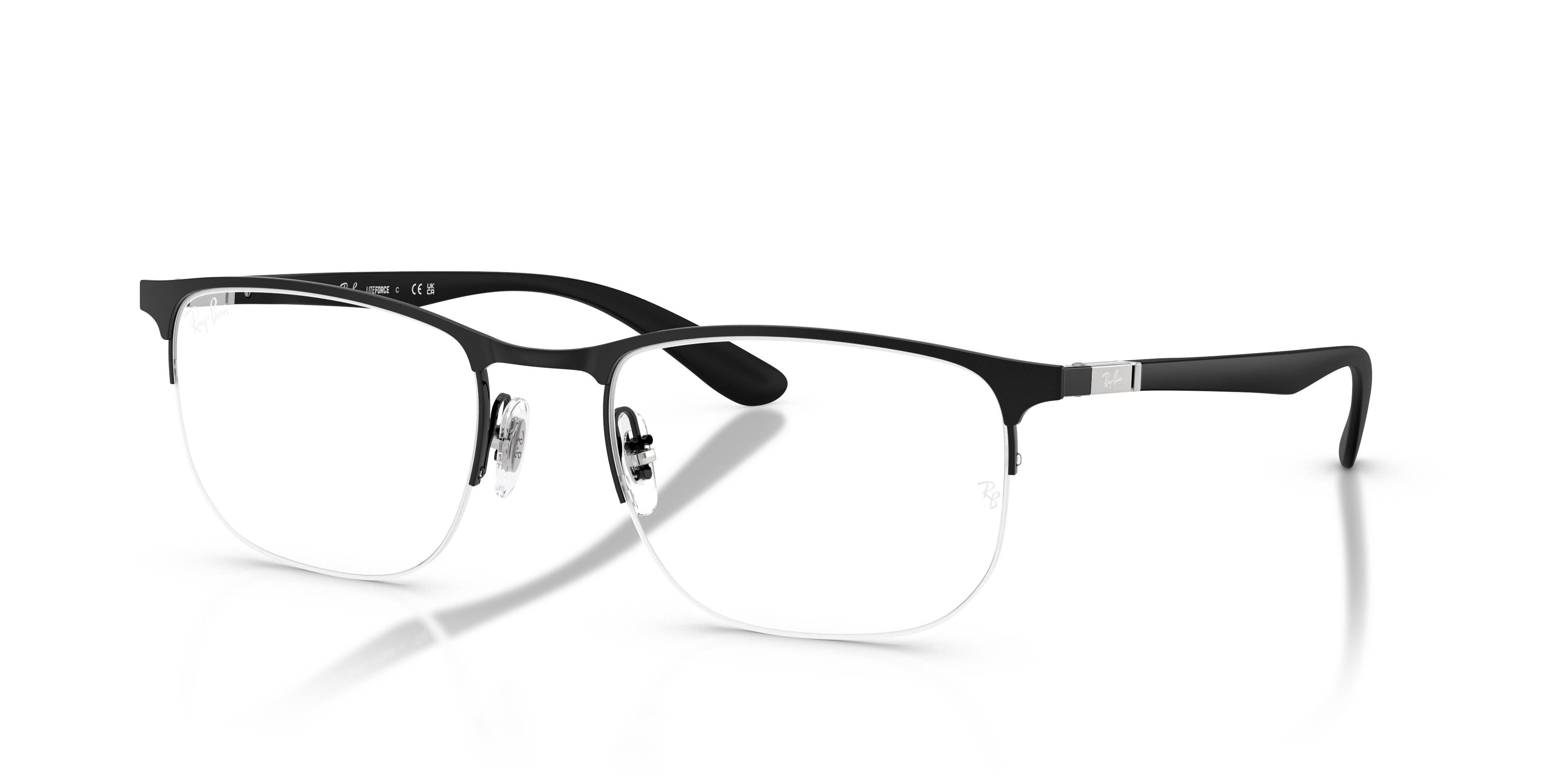 Occhiali da Vista Rb6513 Optics con montatura Nero opaco su nero ...