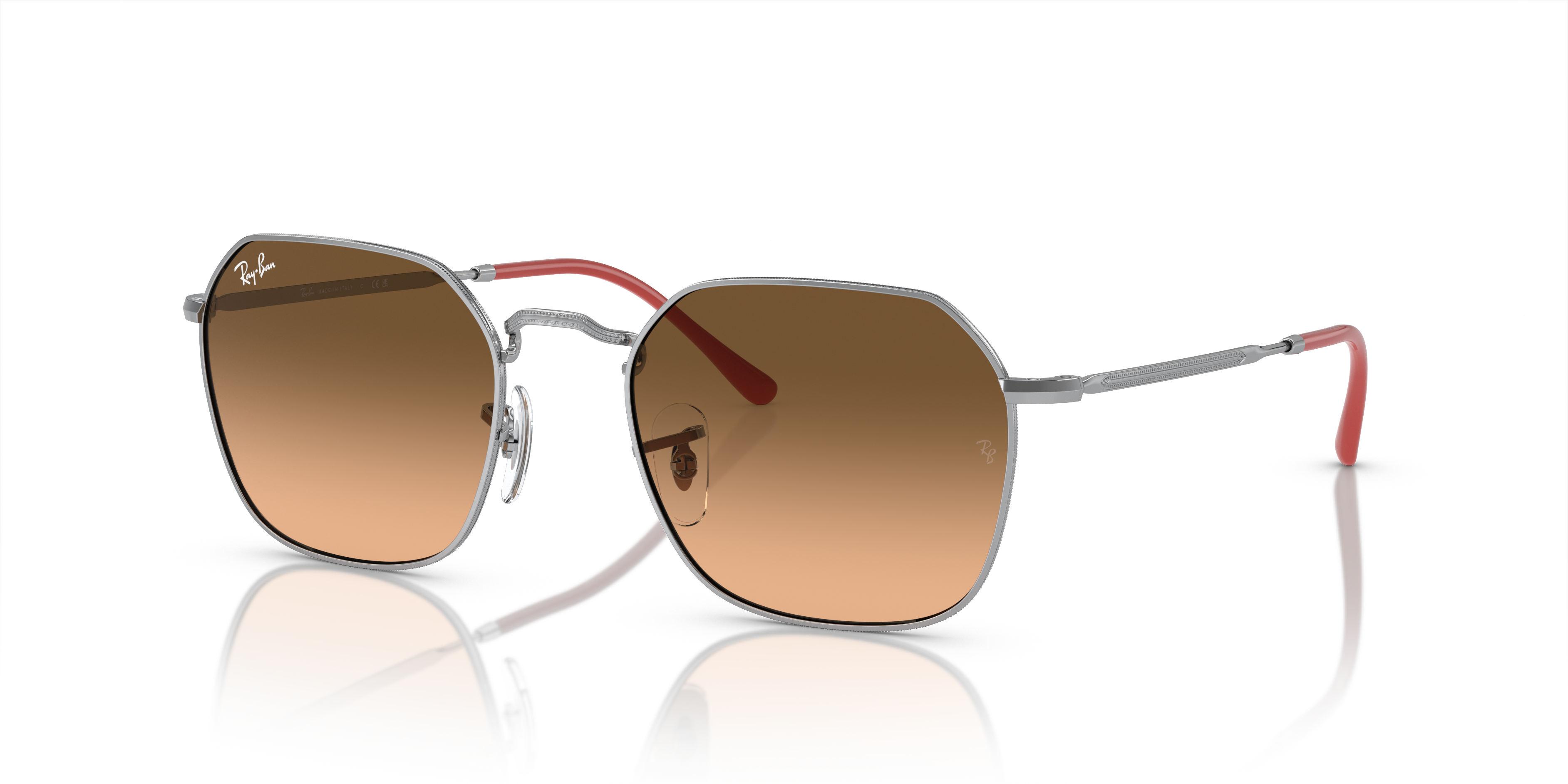 Jim Sunglasses in Silver and Pink/Black - RB3694 | Ray-Ban® US