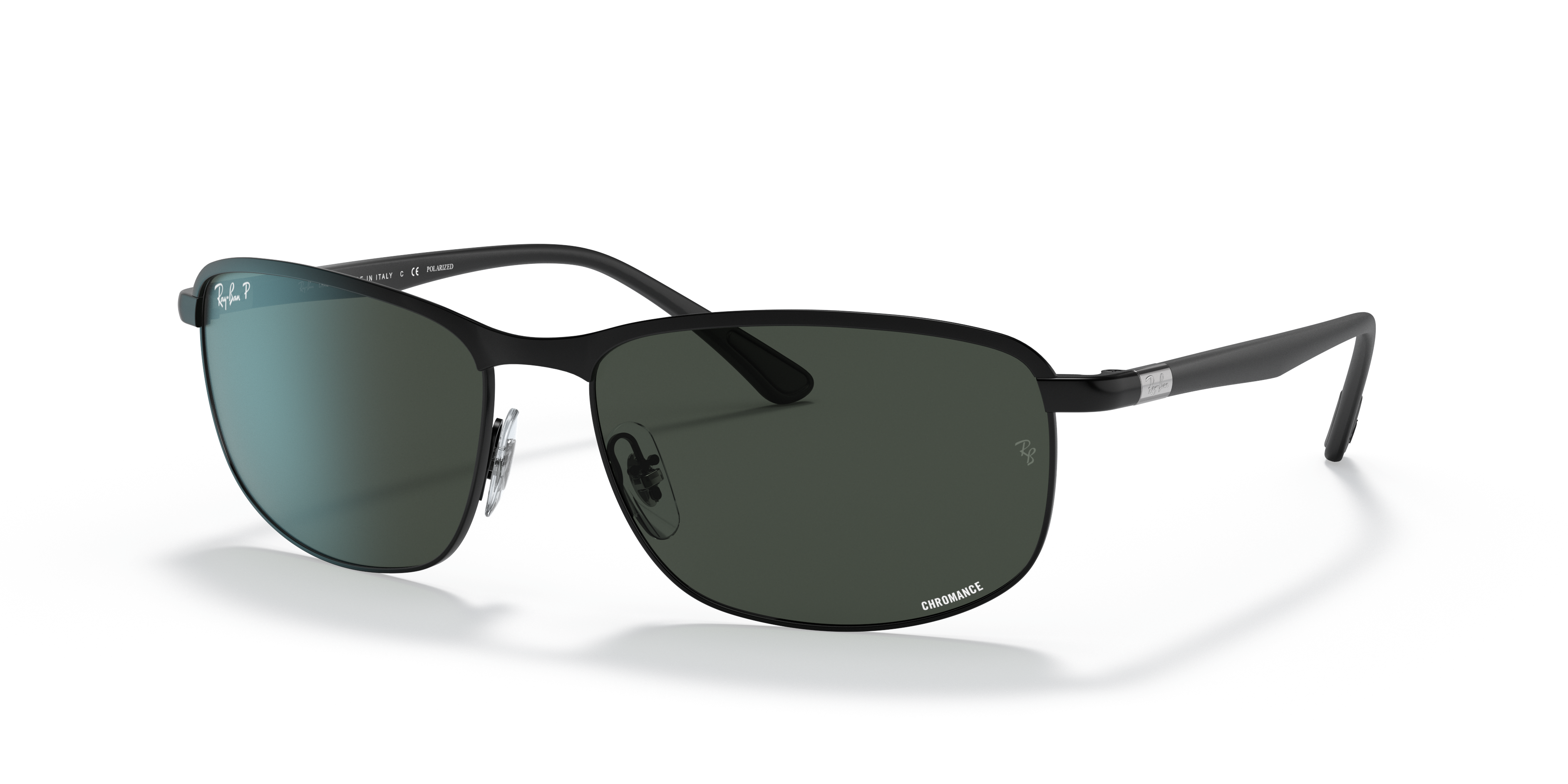 Rb3671ch Chromance Sunglasses in Black and Dark Grey - RB3671CH | Ray ...