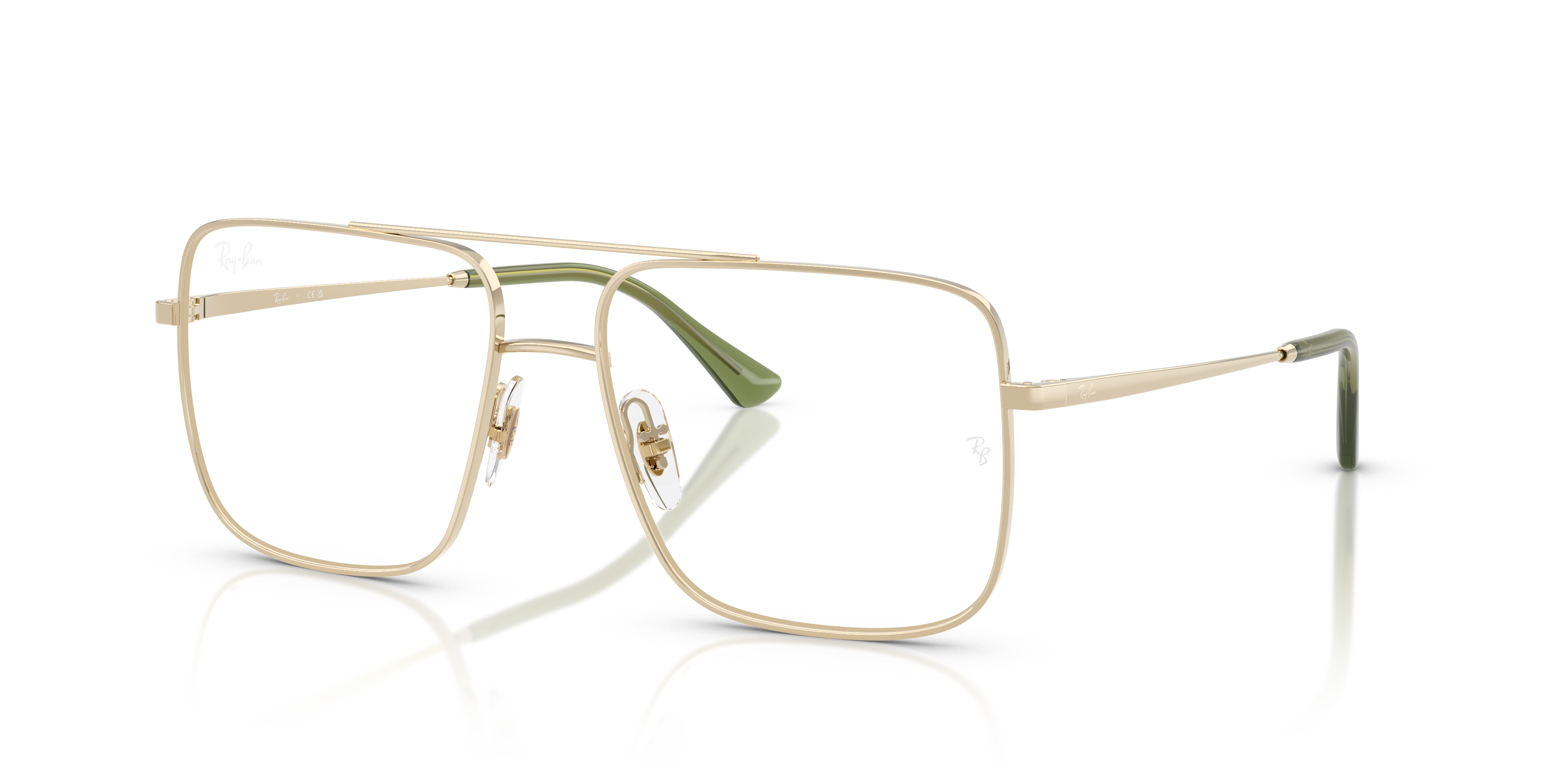 Les lunettes de vue Ari Optics avec monture Or Pâle - RB3758V | Ray-Ban® FR