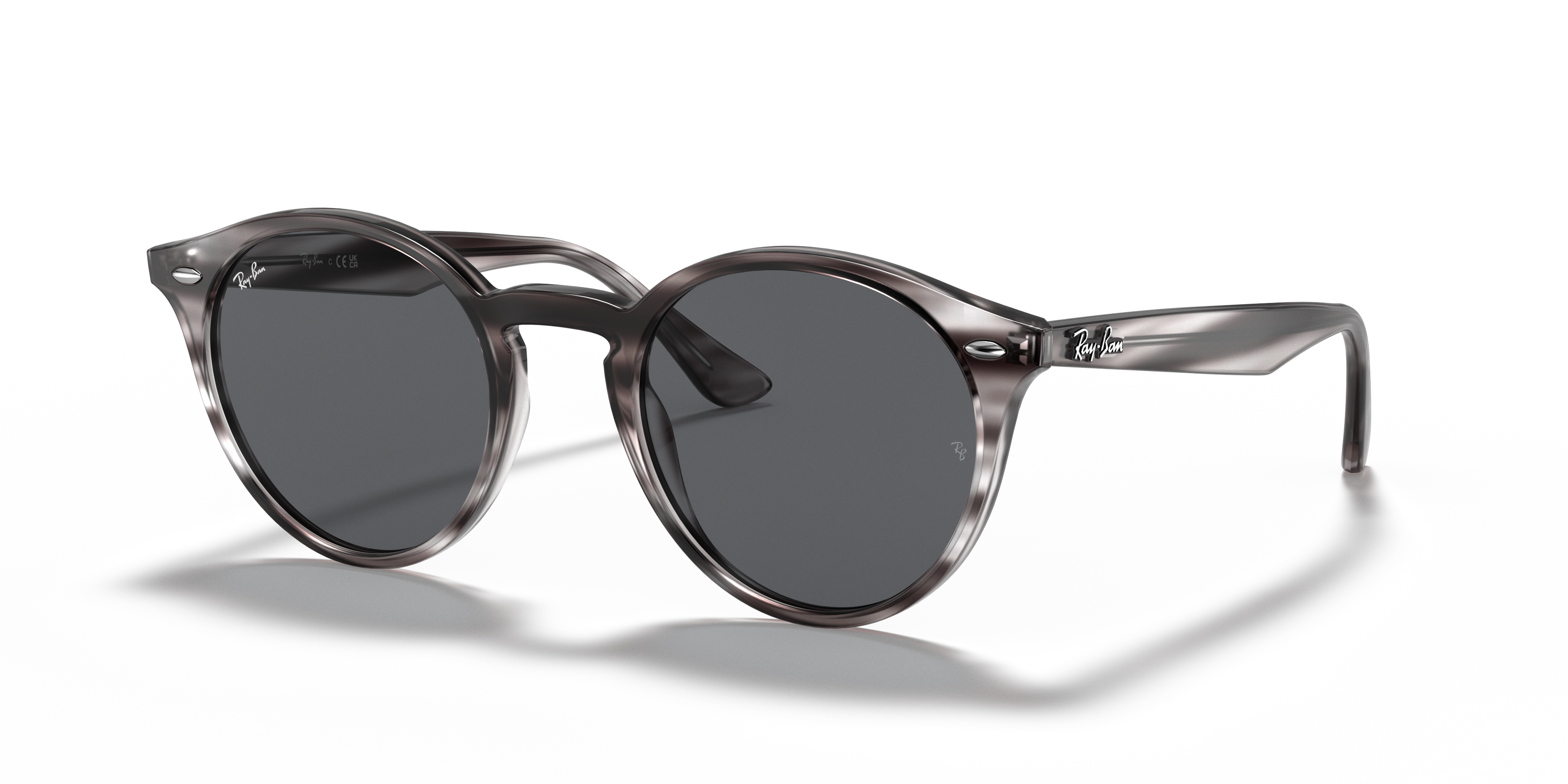 Rb2180 Sunglasses in Striped Grey Havana and Grey Classic - RB2180 | Ray-Ban® US