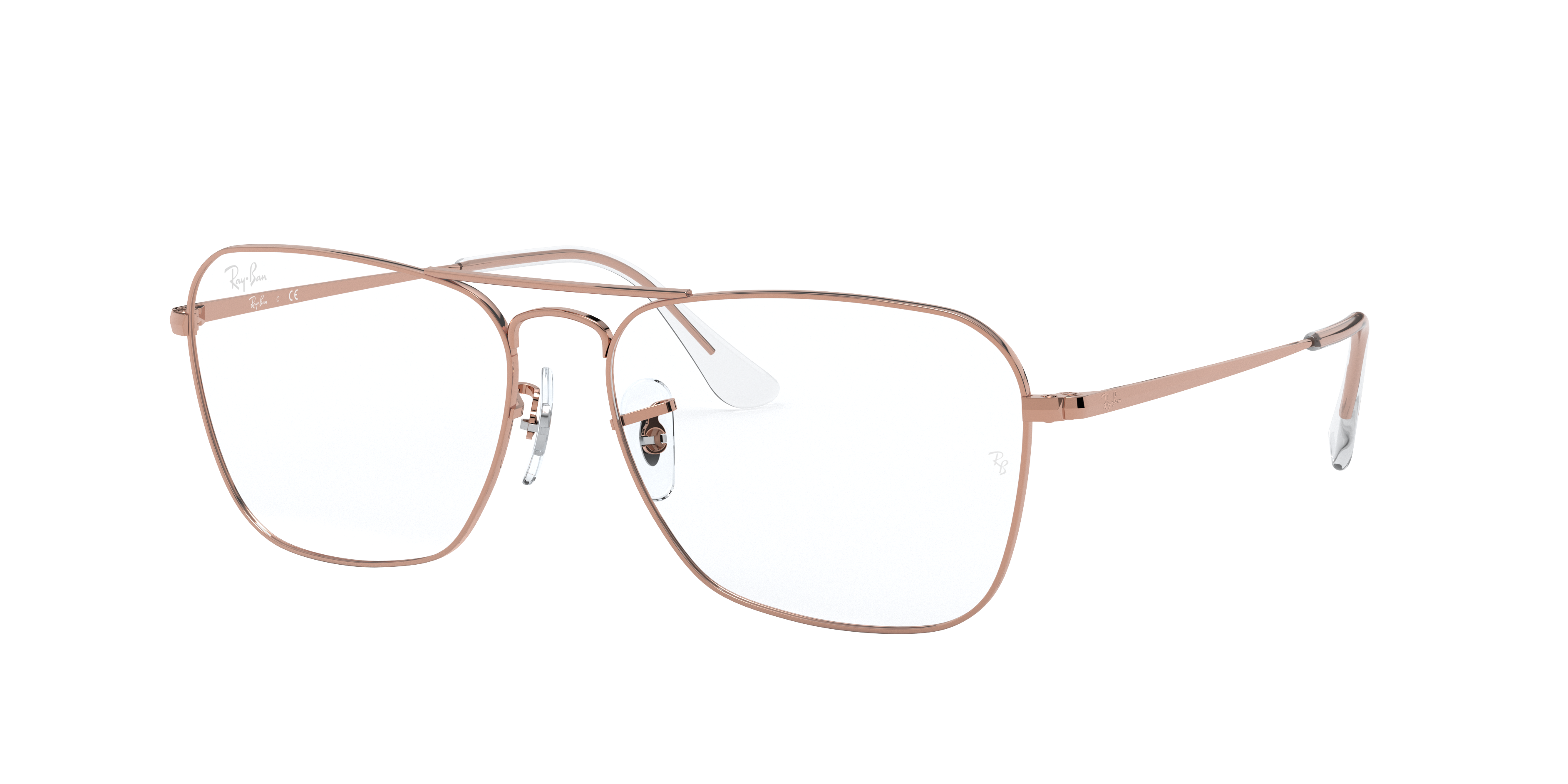 Caravan Optics Eyeglasses with Rose Gold Frame - RB6536 | Ray-Ban® AU