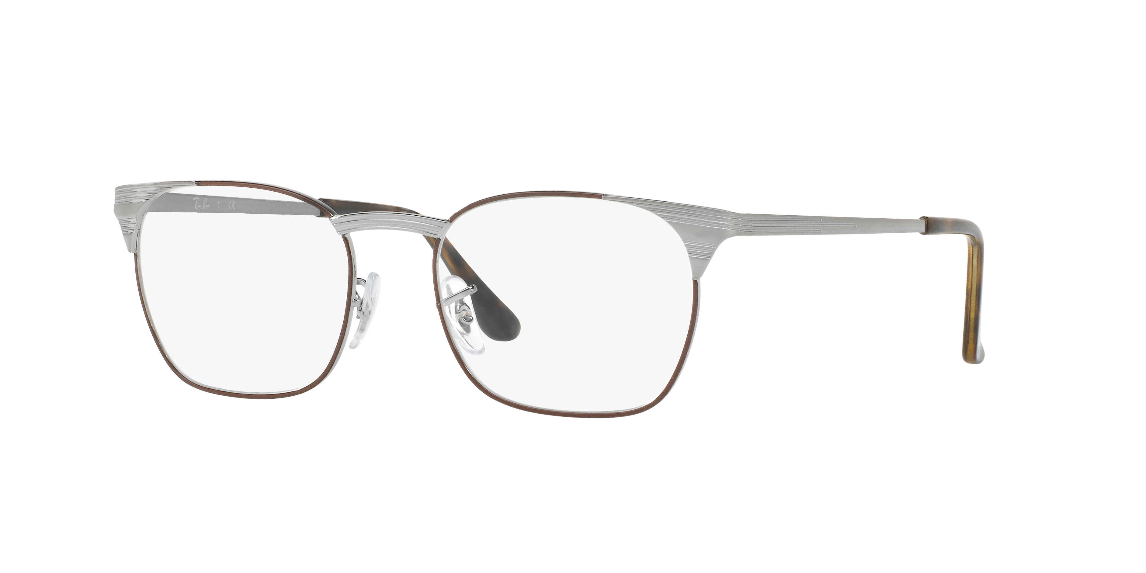 Signet Optics Eyeglasses with Brown On Gunmetal Frame - RB6386 | Ray ...