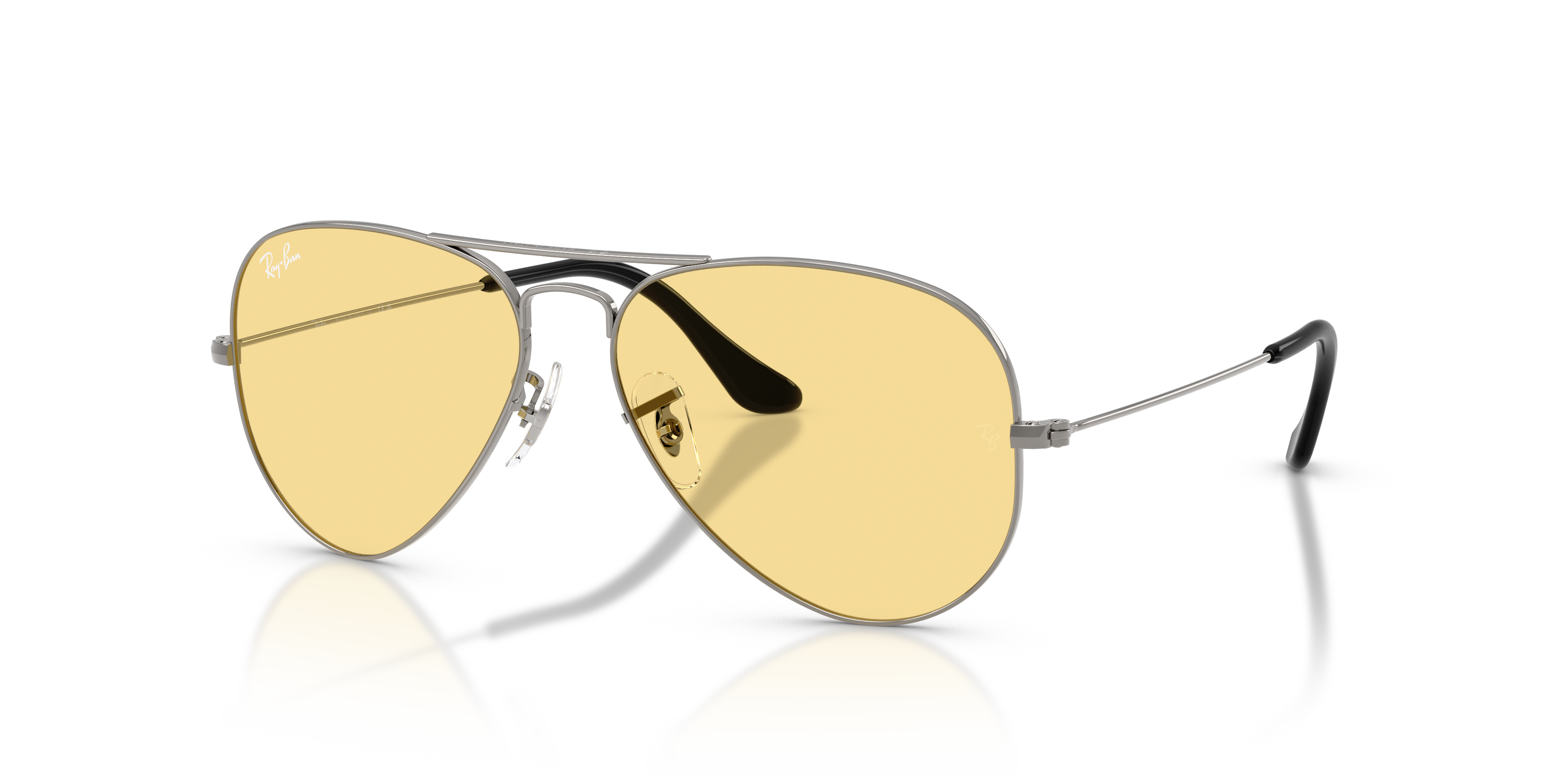 Aviator Classic Summer Capsule Sunglasses in Polished Gunmetal and ...