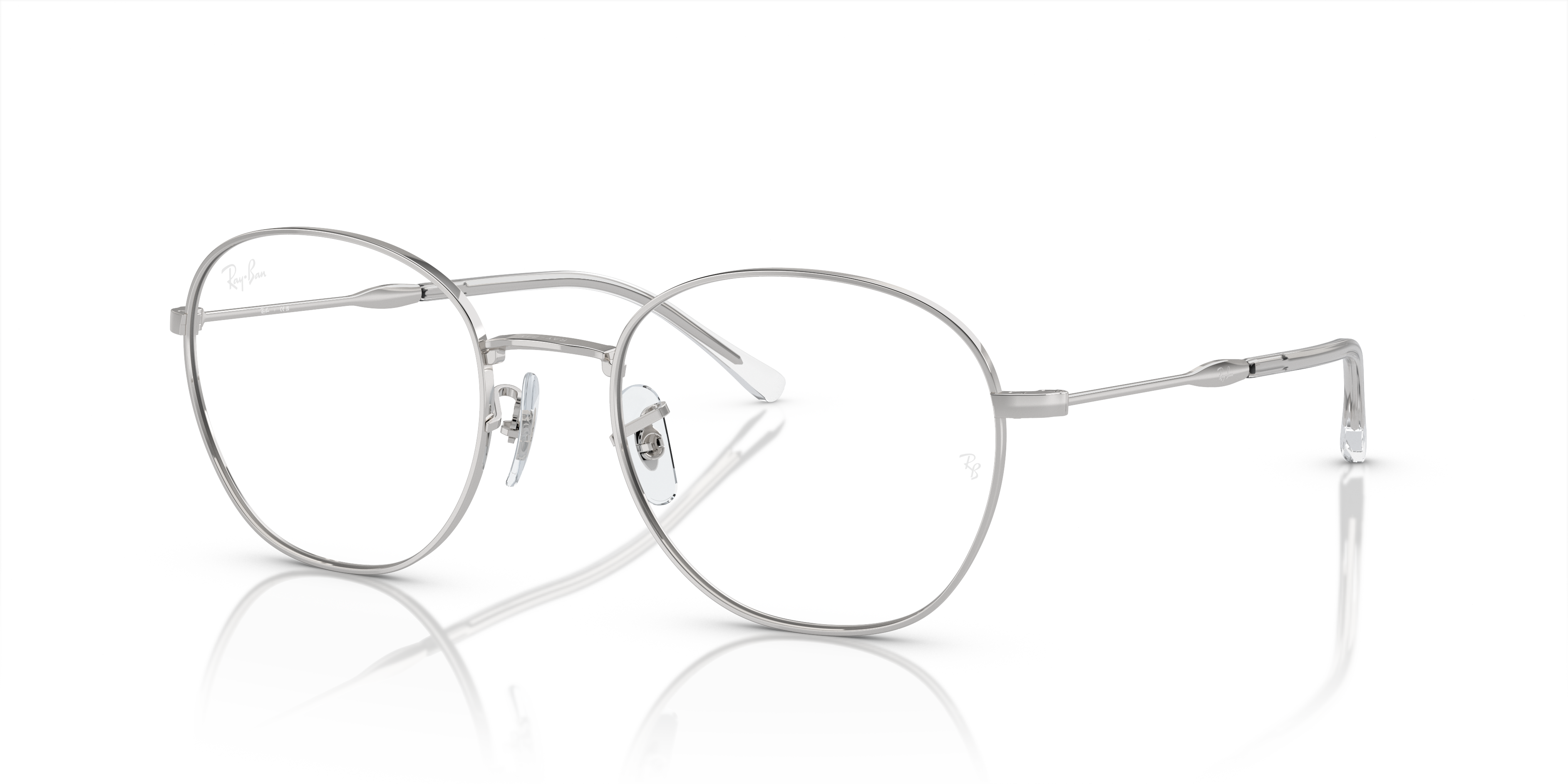 Rb6509 Optics Eyeglasses with Polished Silver Frame - RB6509 | Ray-Ban® US