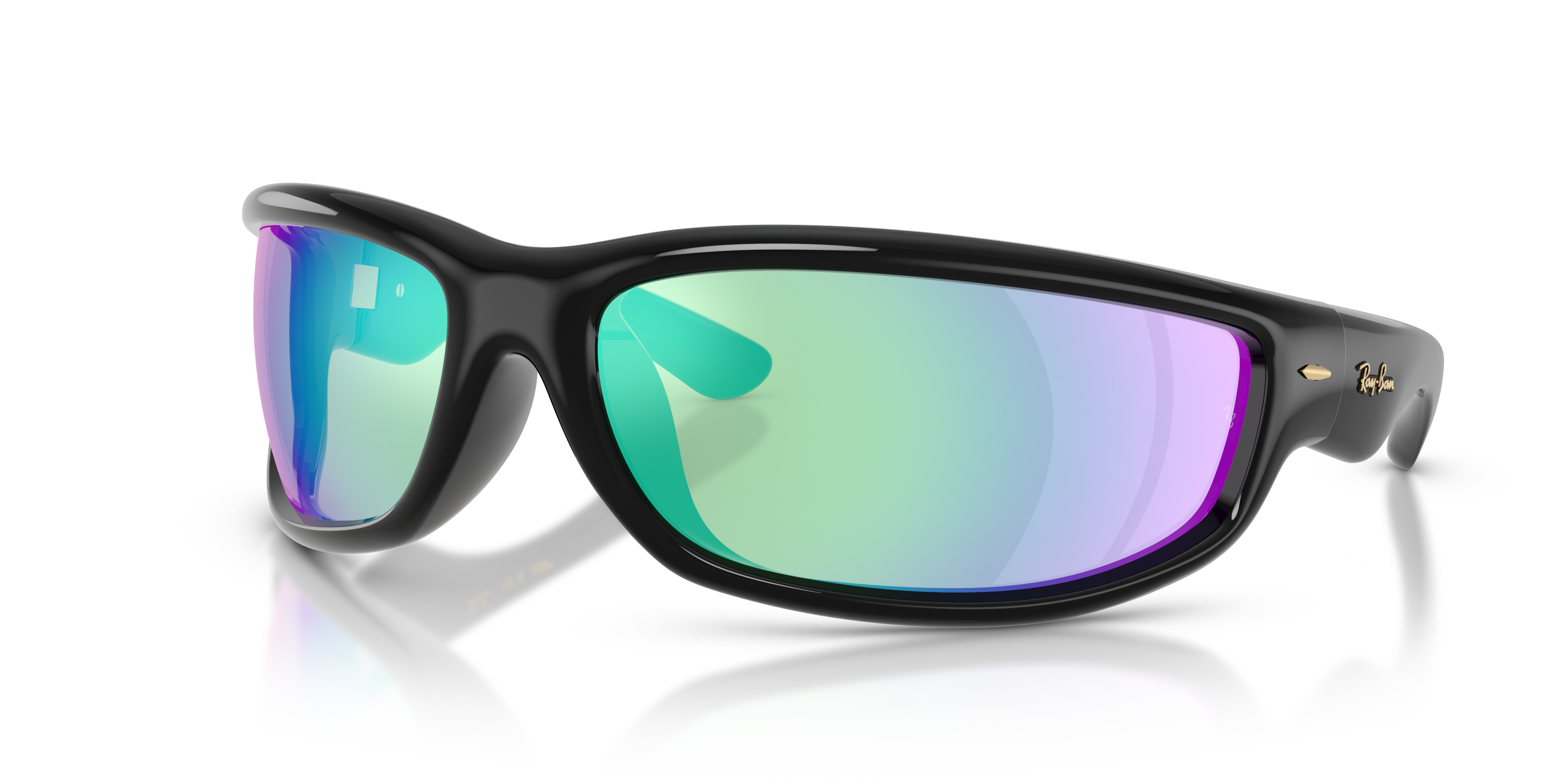 Ultra Wrap 003 Next Generation Collection Sunglasses in Black and Light ...