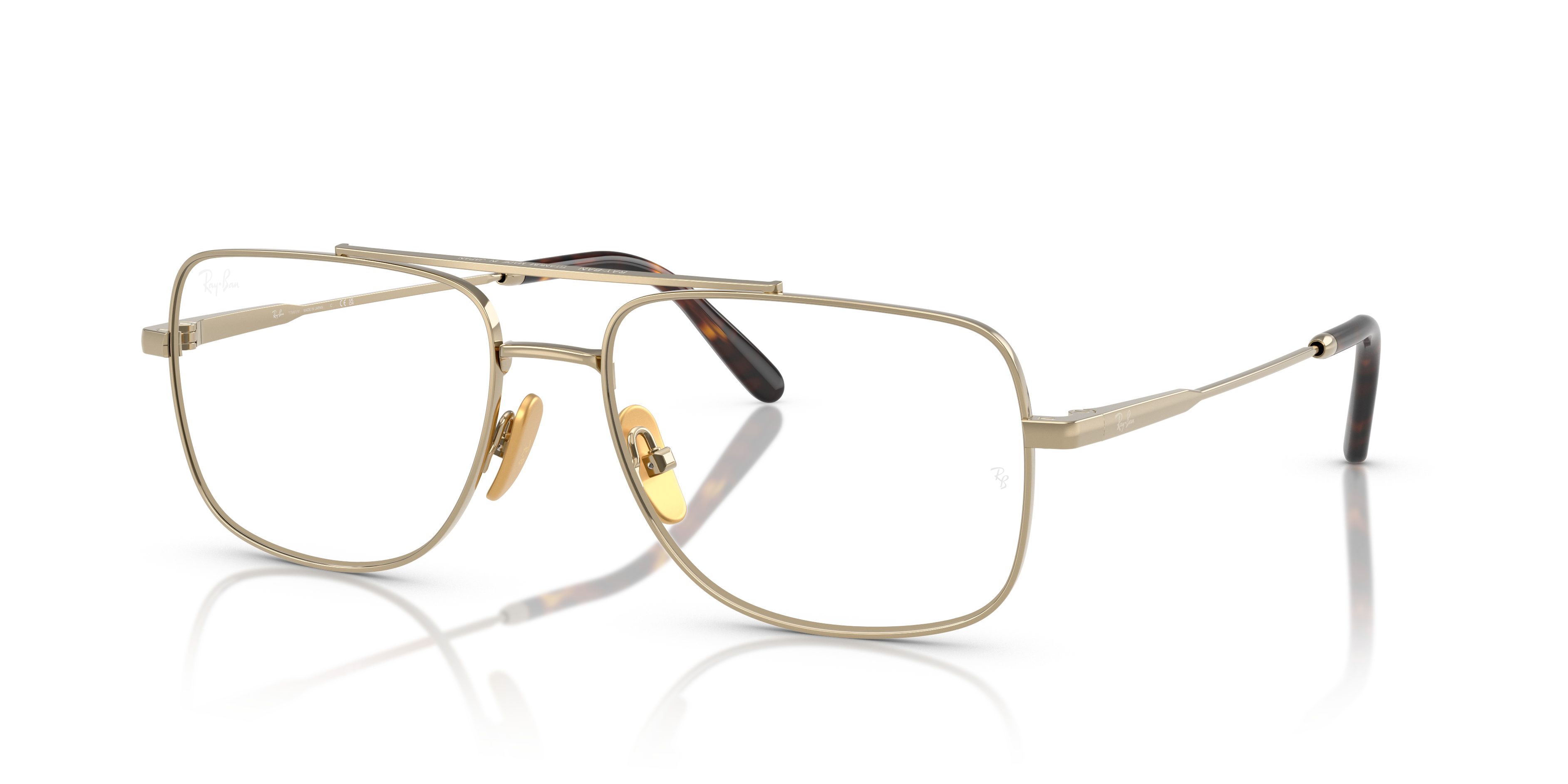 brillen met William Titanium Optics montuur Arista goud - RB8797 | Ray ...