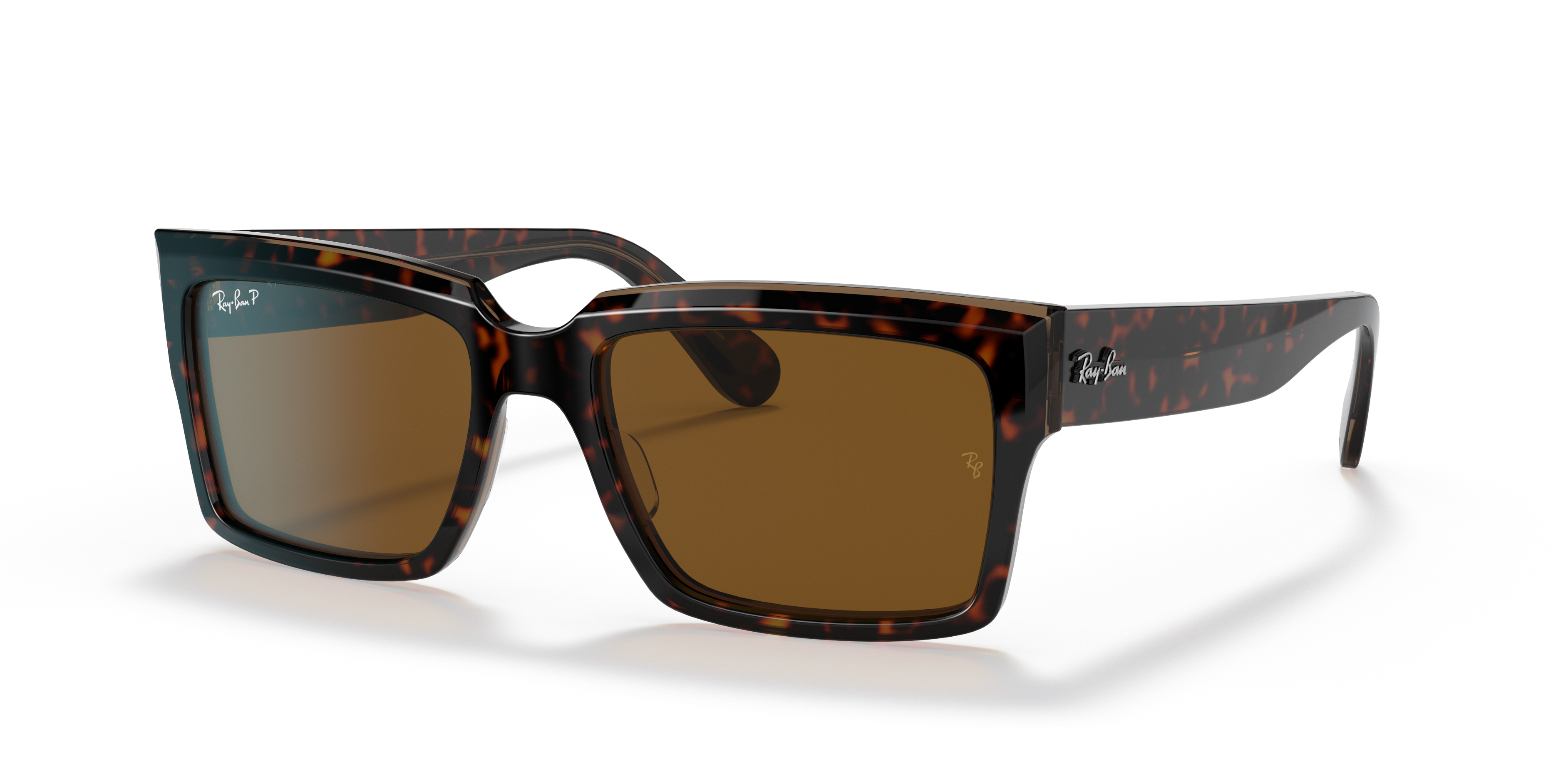 Inverness Sunglasses in Polished Havana On Transparent Brown and Brown ...