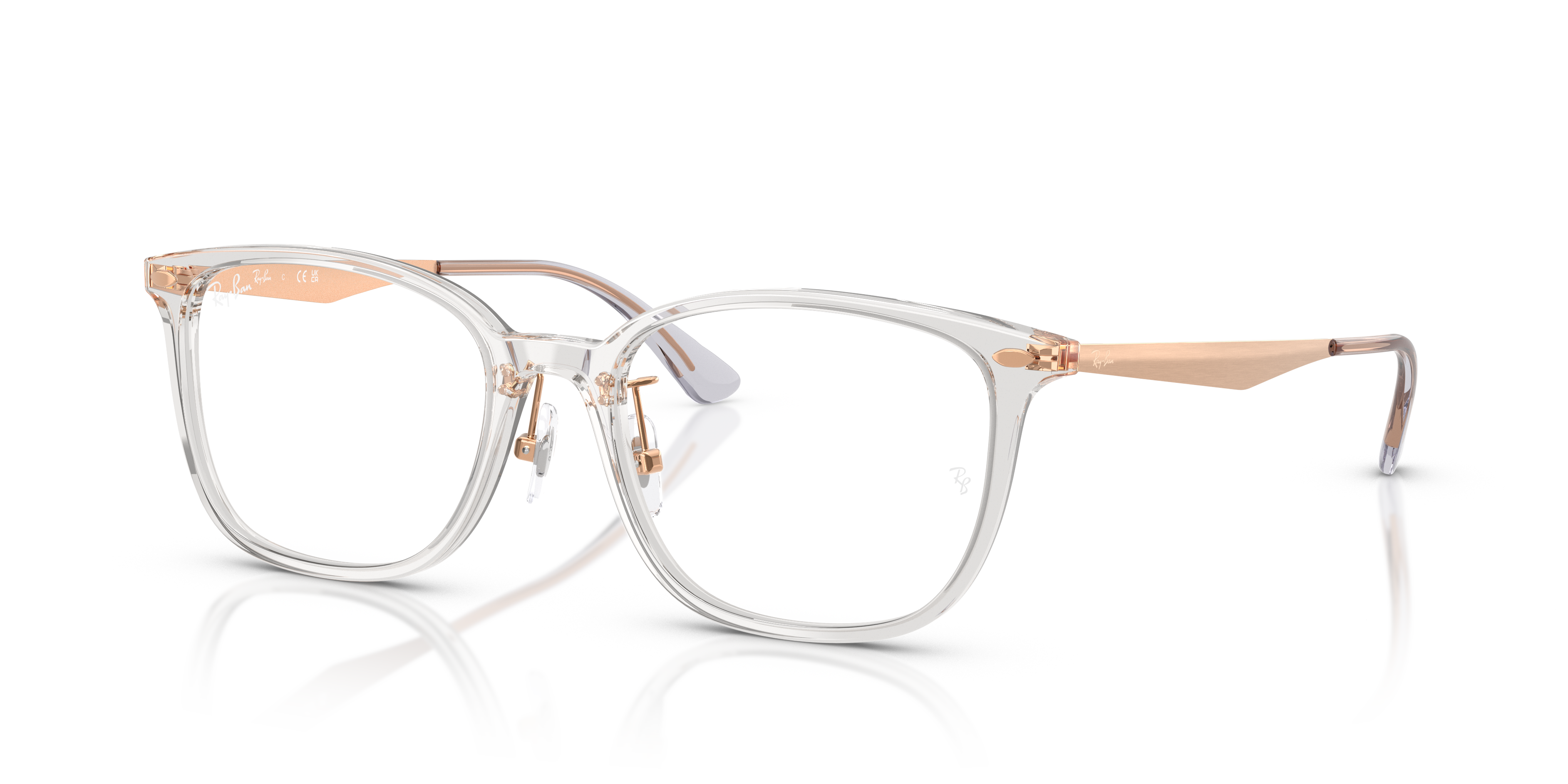 【レイバン公式ストア】 Ray-Ban® Rb5403d Optics メガネ | トランスペアレント グレー フレーム - RB5403D