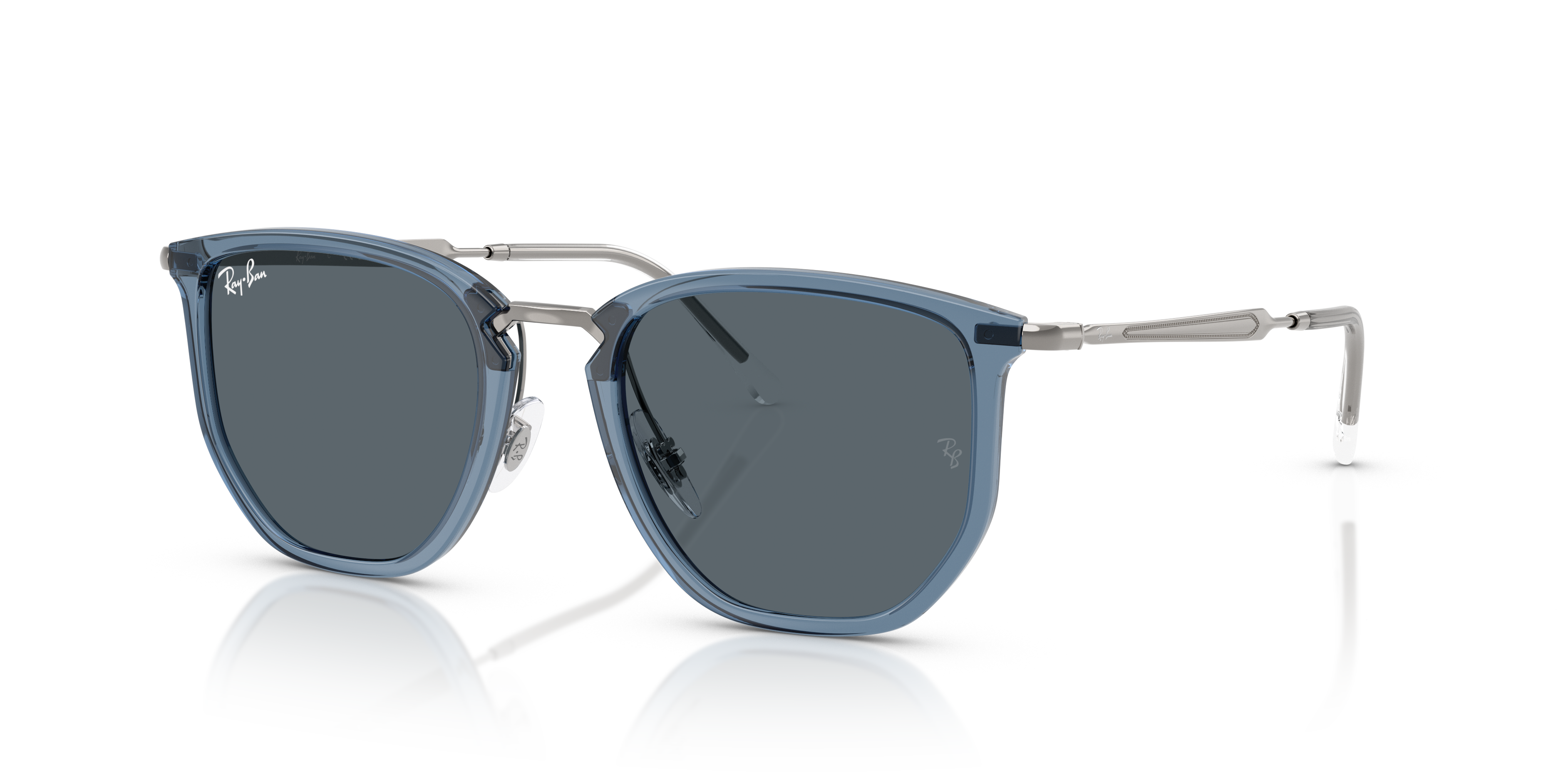 Rb4451 Sunglasses in Transparent Blue and Blue - RB4451 | Ray-Ban® CA