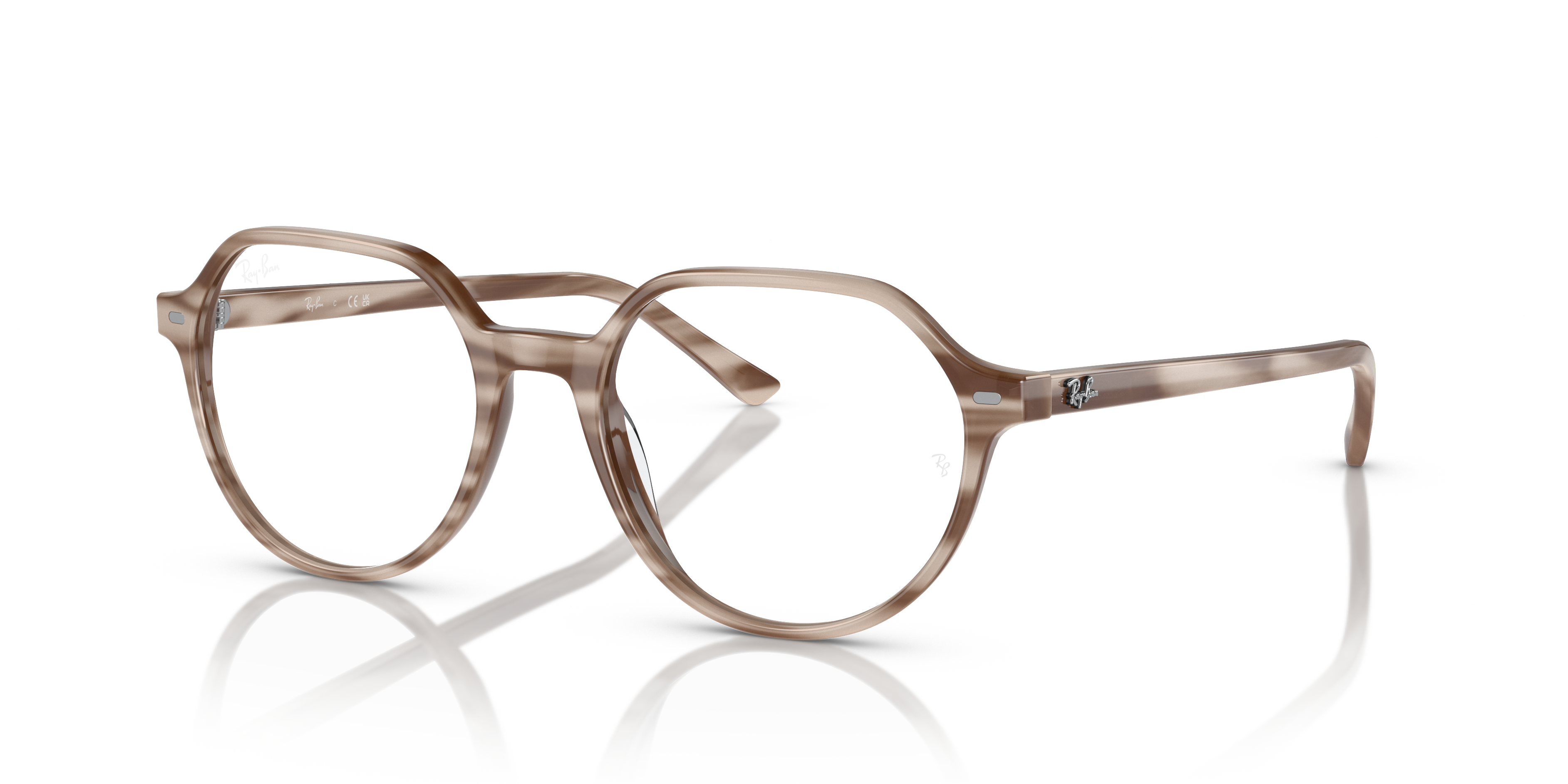 Thalia Optics Eyeglasses with Striped Beige Frame - RB5395 | Ray-Ban® US