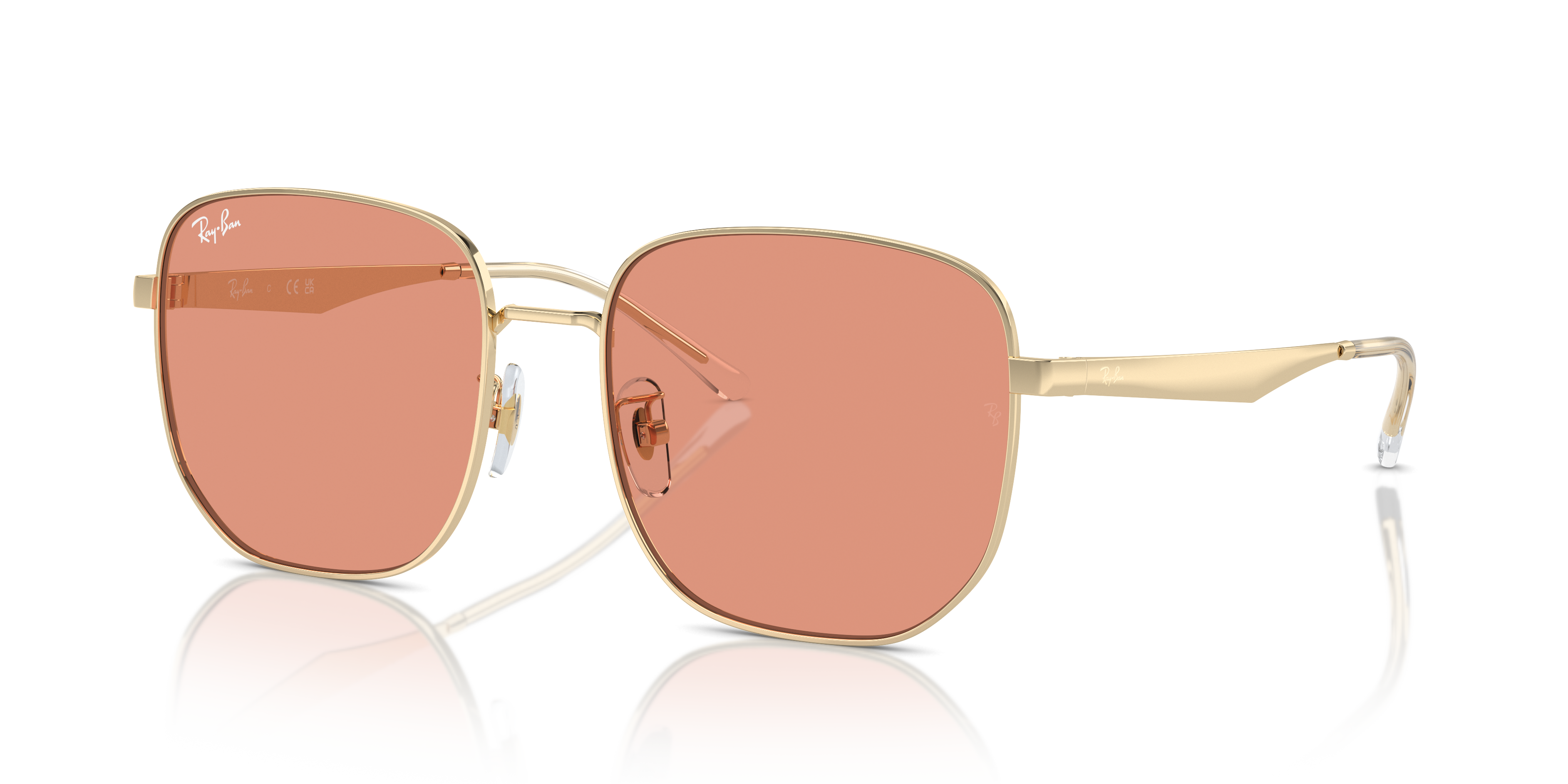 Rb3713d Sunglasses in Pale Gold and Orange - RB3713D | Ray-Ban® US