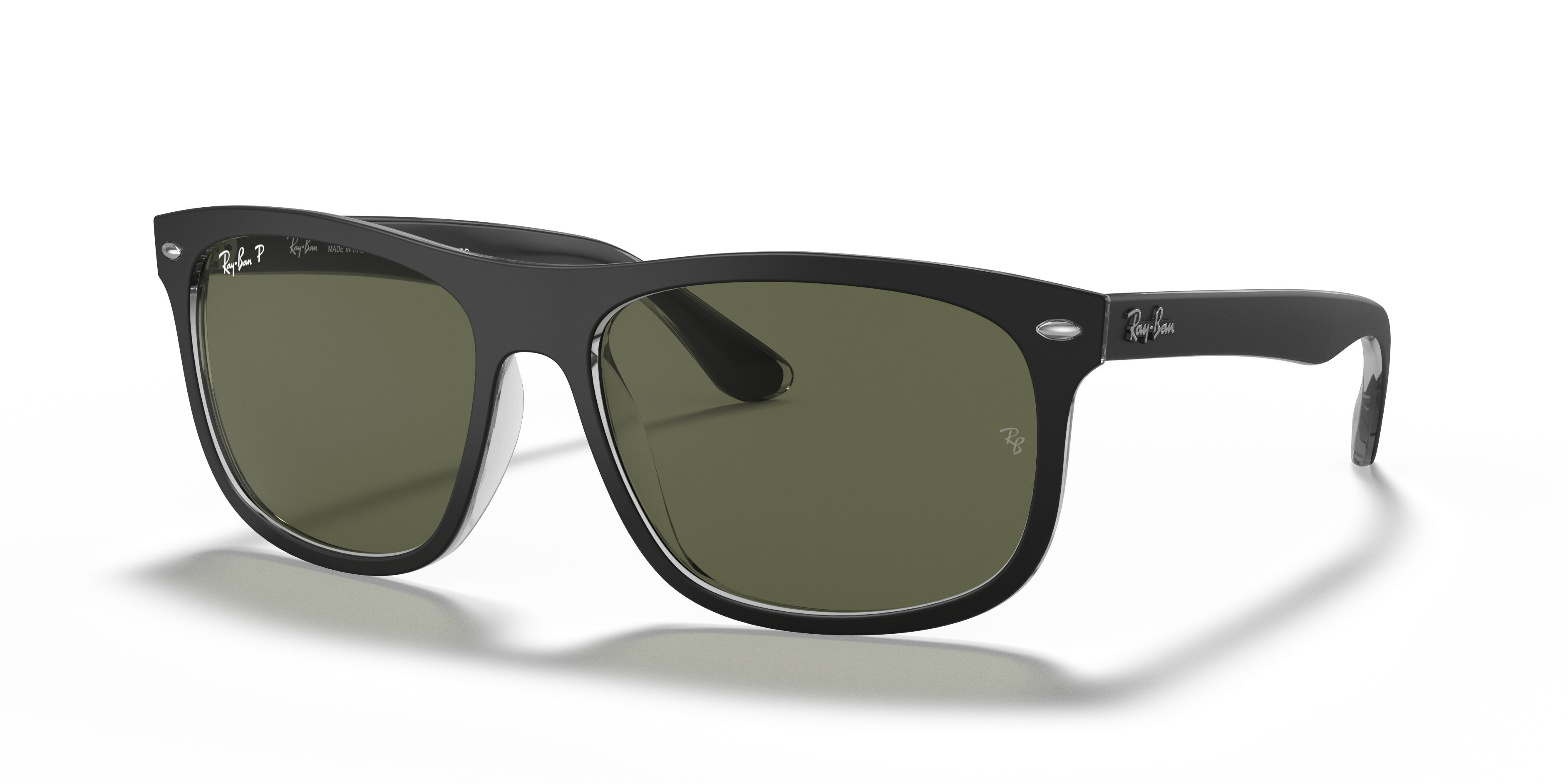 【レイバン公式ストア】 Ray-Ban® Rb4226 サングラス | 透明上にブラック X G-15 グリーン - RB4226