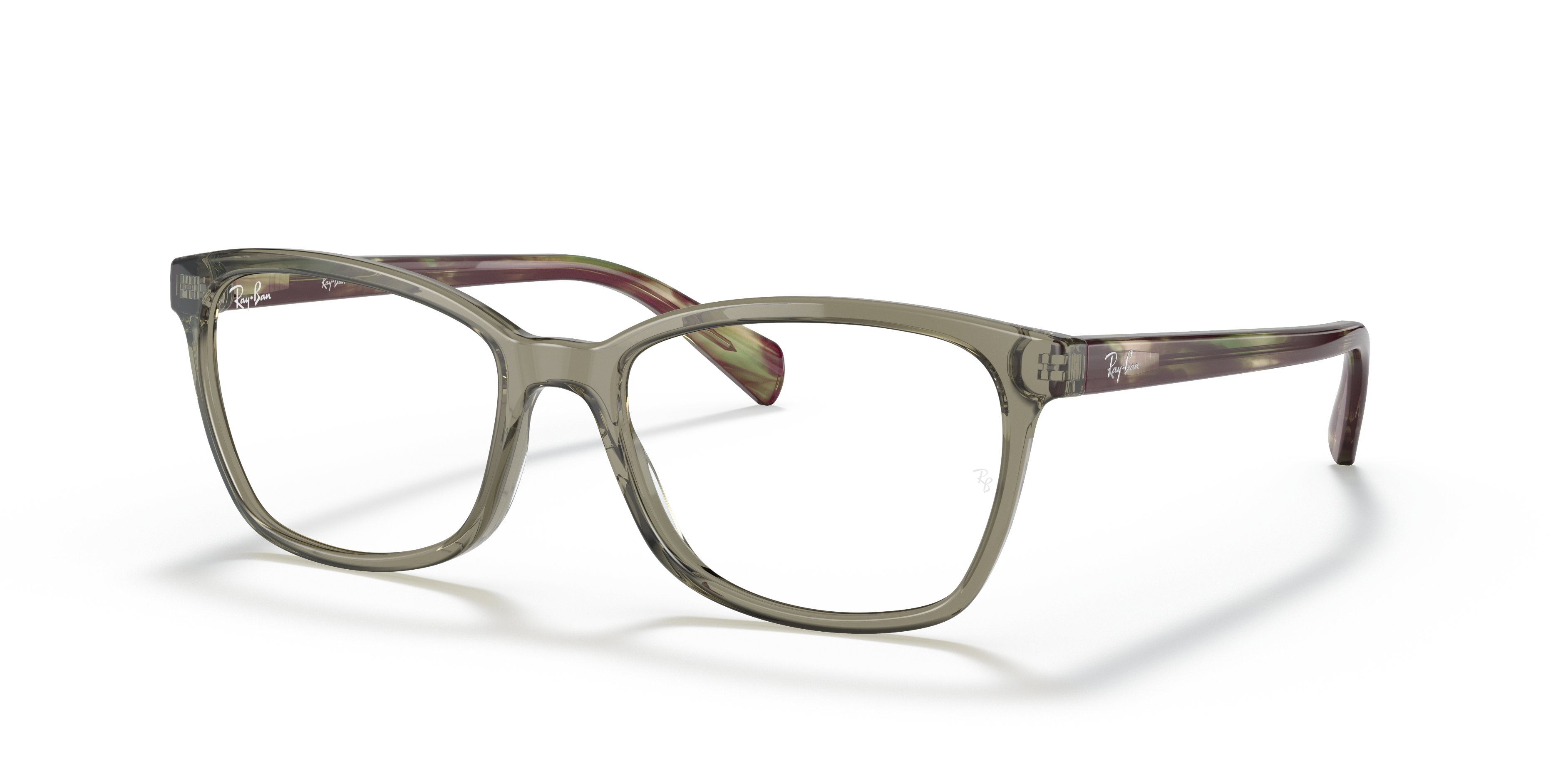 Rb5362 Optics Eyeglasses with Transparent Green Frame - RB5362 | Ray ...