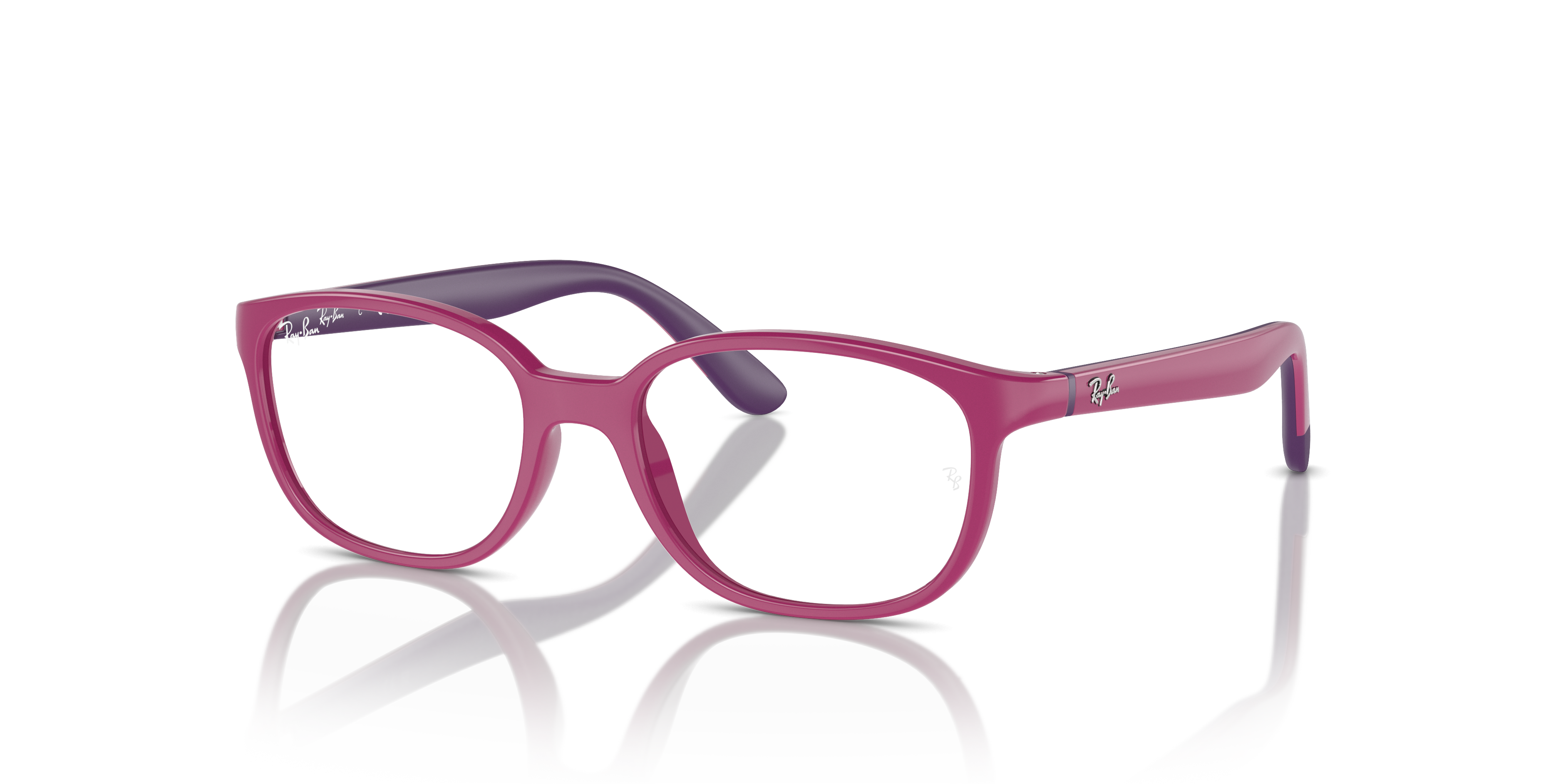 Rb1632 Optics Kids Bio-based Eyeglasses with Fuchsia On Violet Frame ...
