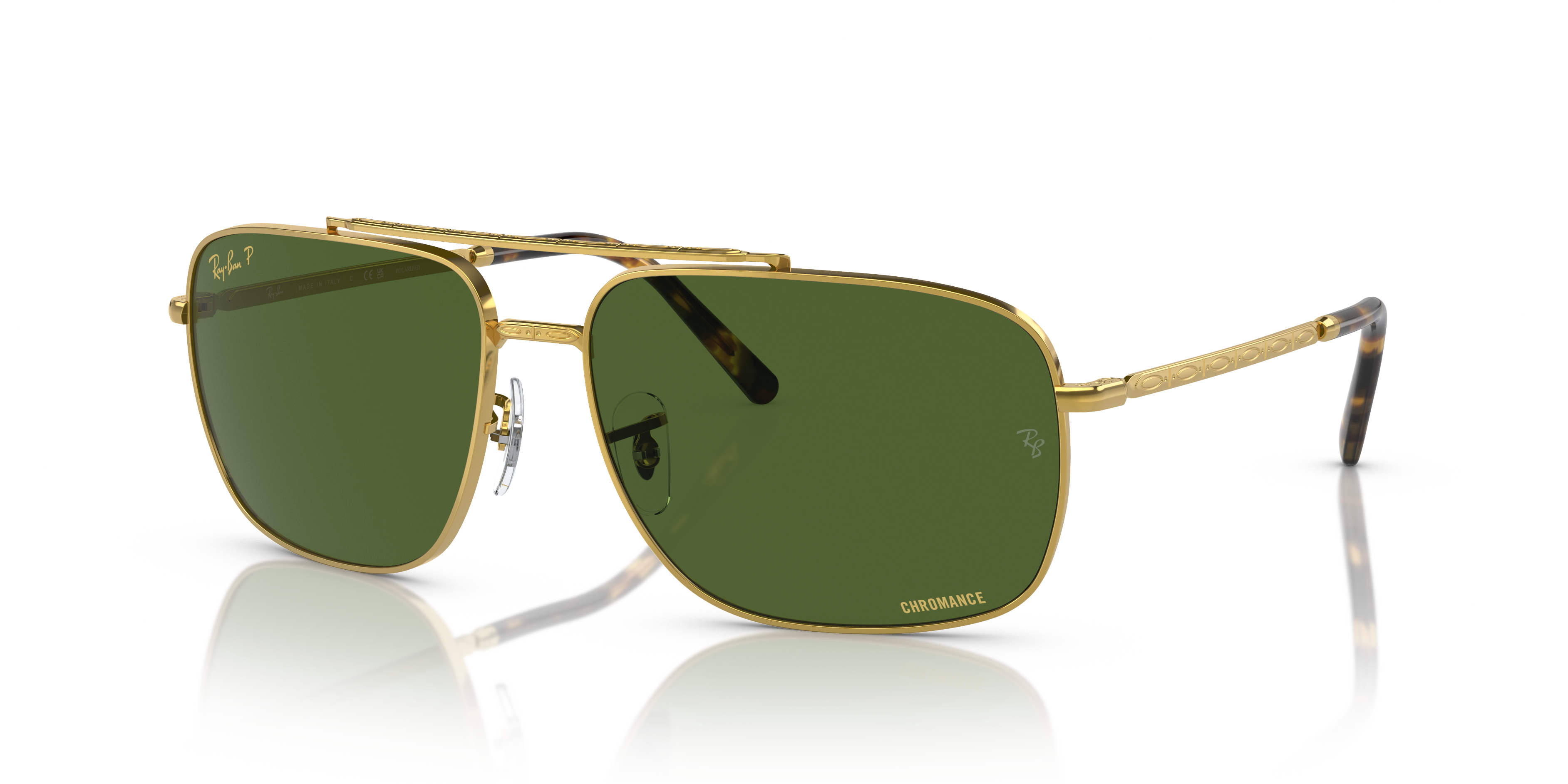 Rb3796 Sunglasses in Gold and Dark Green - RB3796 | Ray-Ban® US