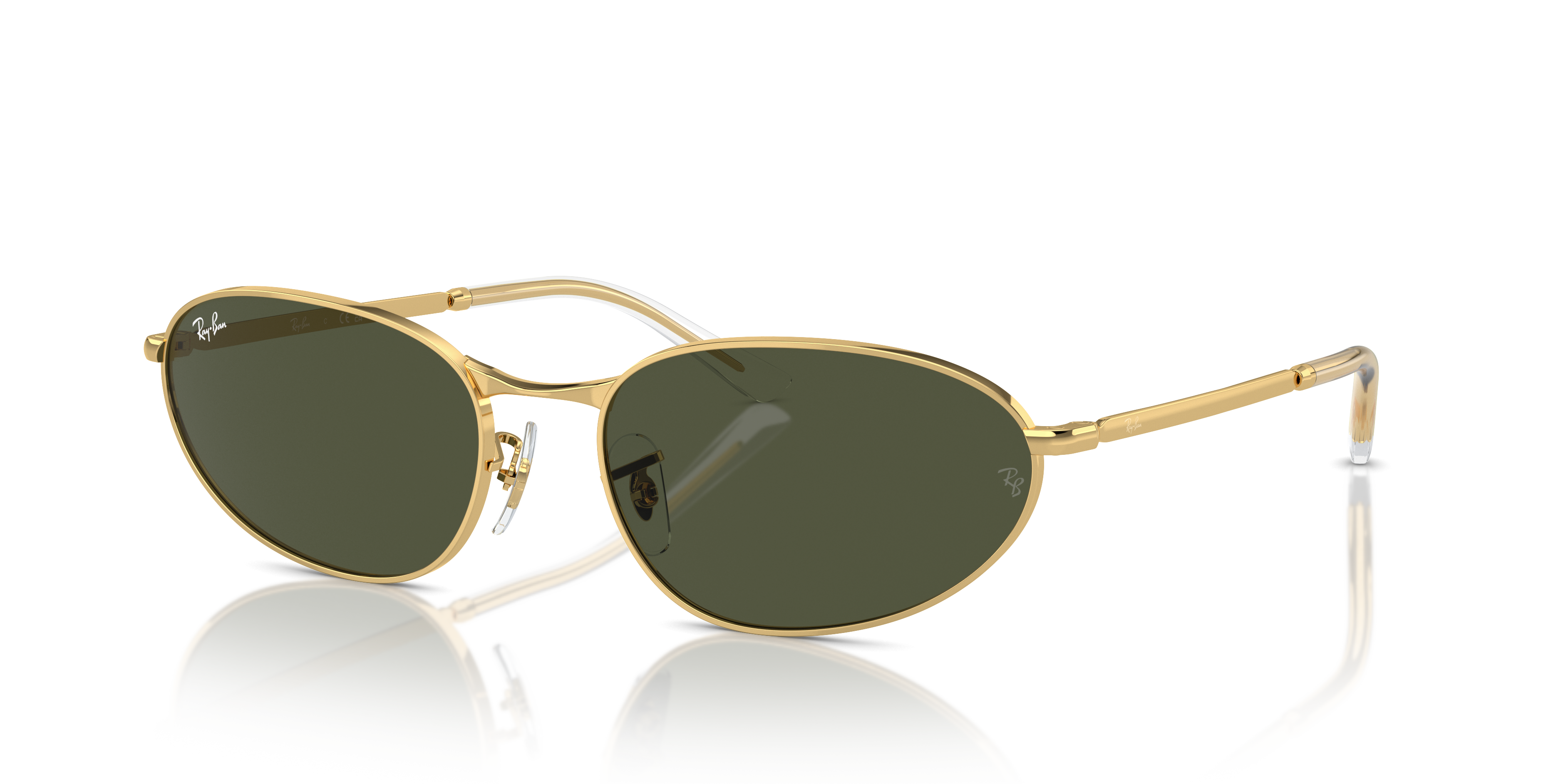Rb3734 Sunglasses in Polished Arista Gold and Green - RB3734 | Ray-Ban® US