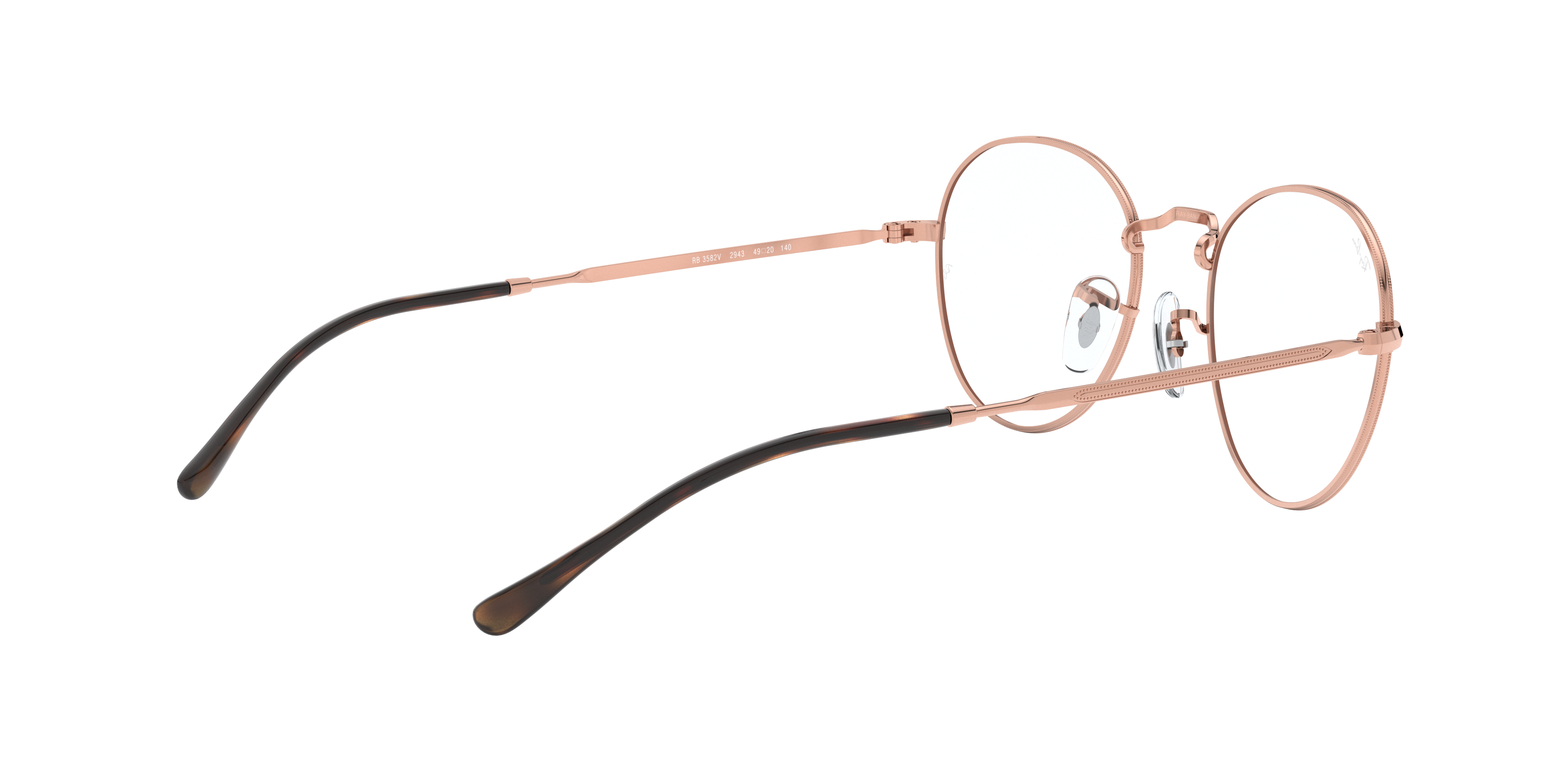 Round Metal Optics Ii Les lunettes de vue Cuivre avec monture - RB3582V ...