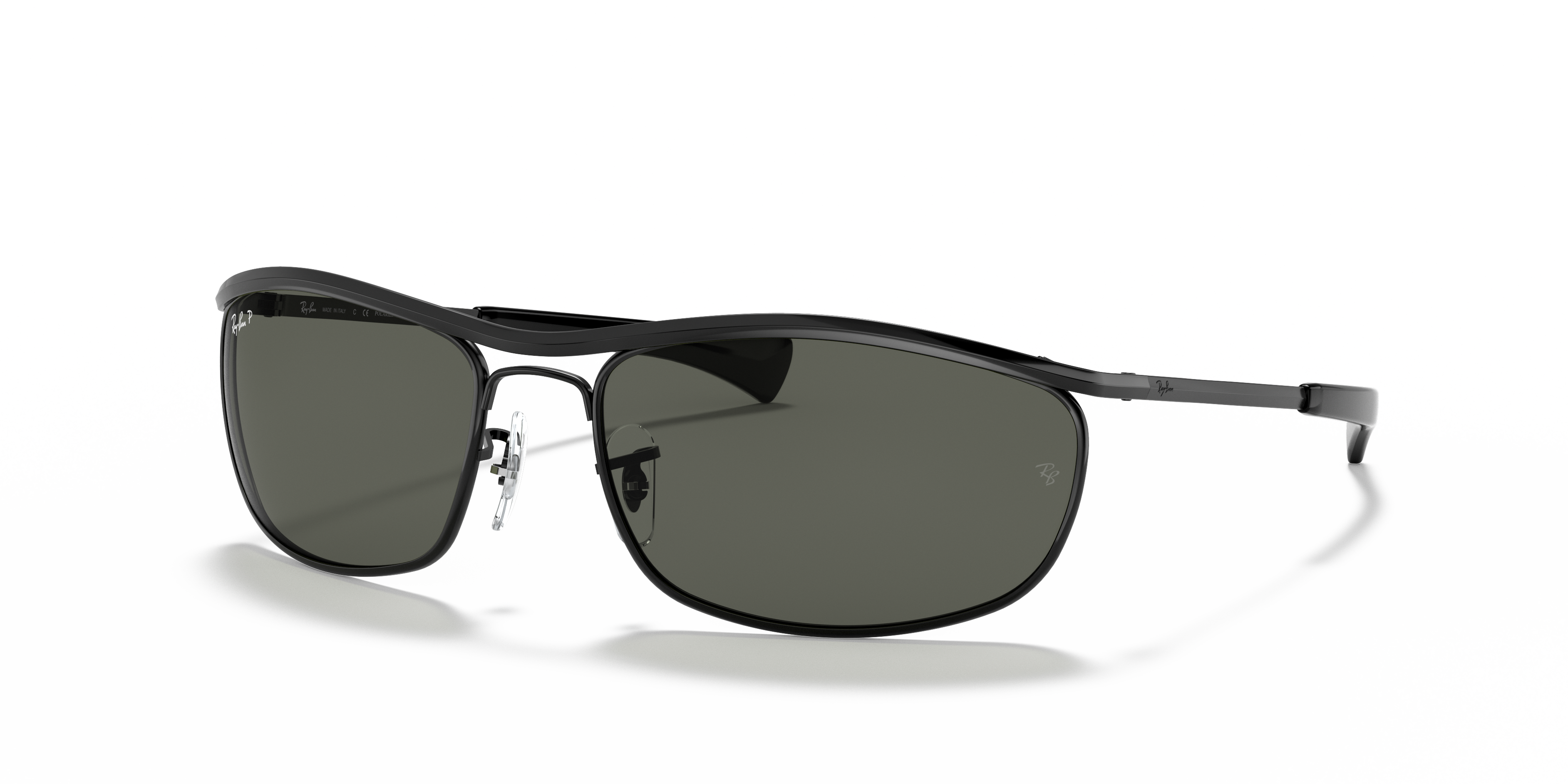 Olympian I Deluxe Sunglasses in Black and G-15 Green - RB3119M | Ray ...