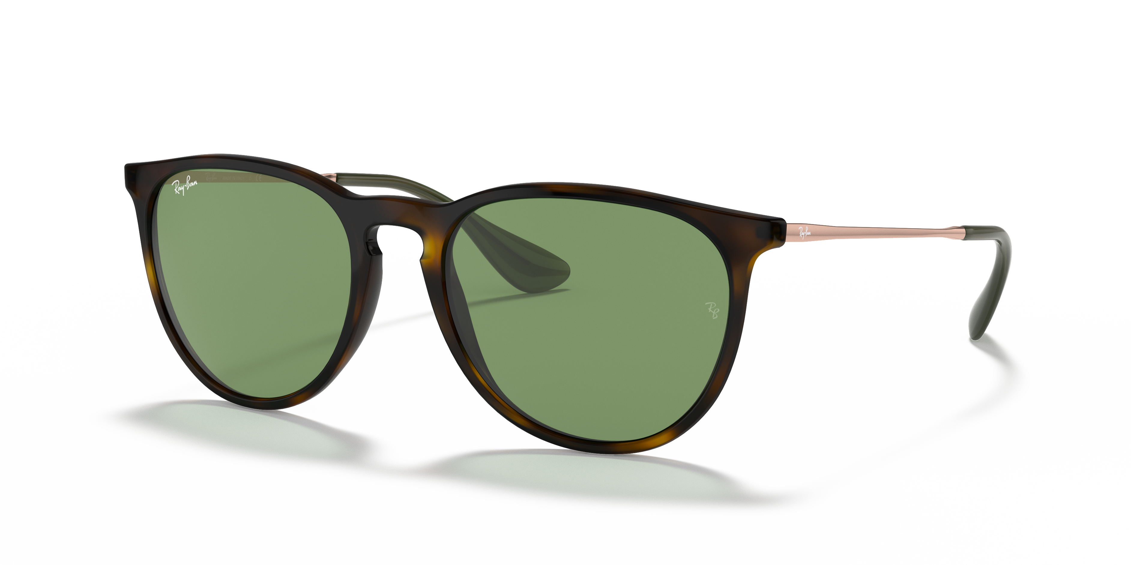 Erika Color Mix Sunglasses in Havana and Green - RB4171 | Ray-Ban® AU