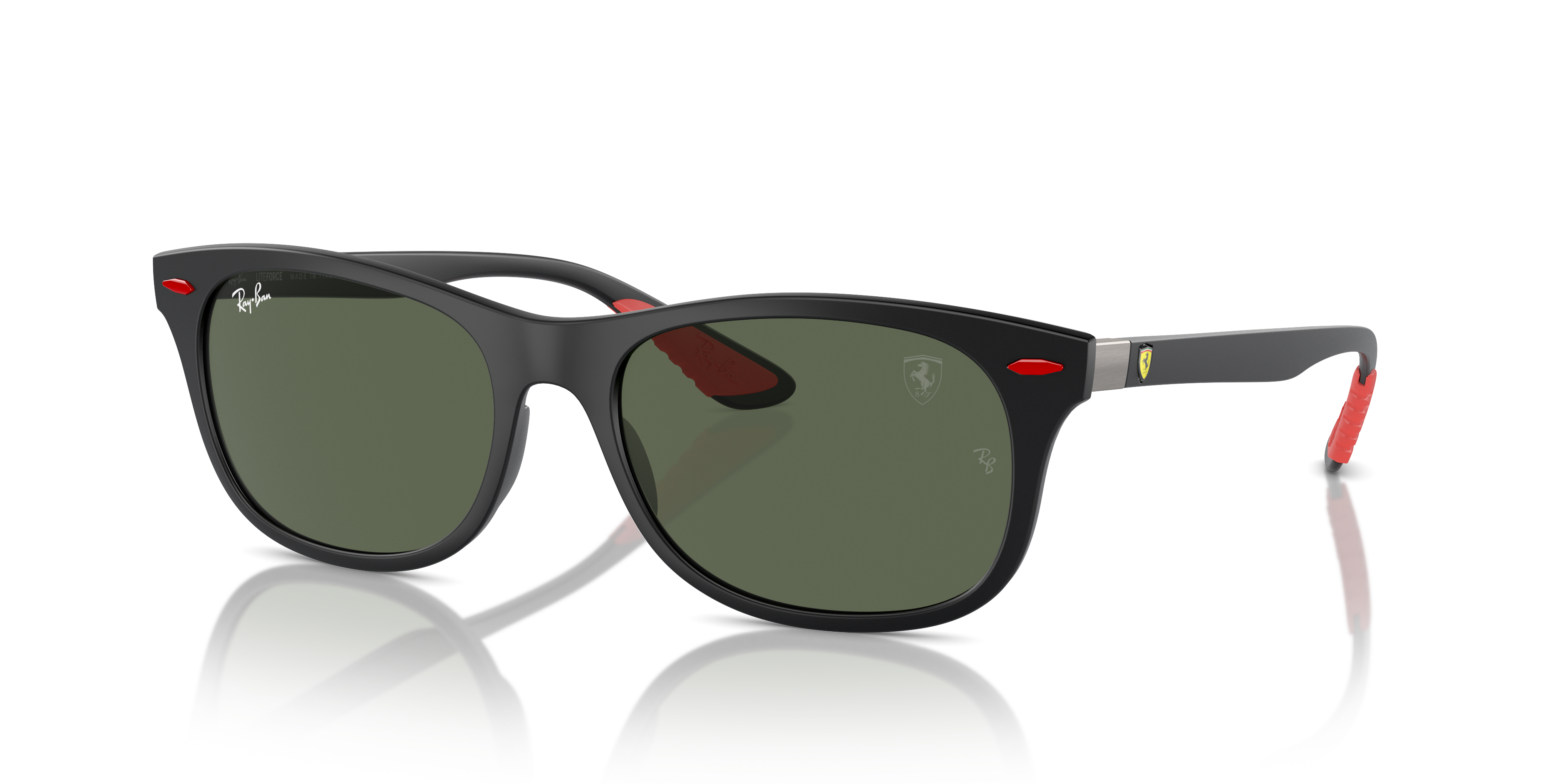 Rb4607m Scuderia Ferrari Collection Sunglasses in Matte Black and Dark ...