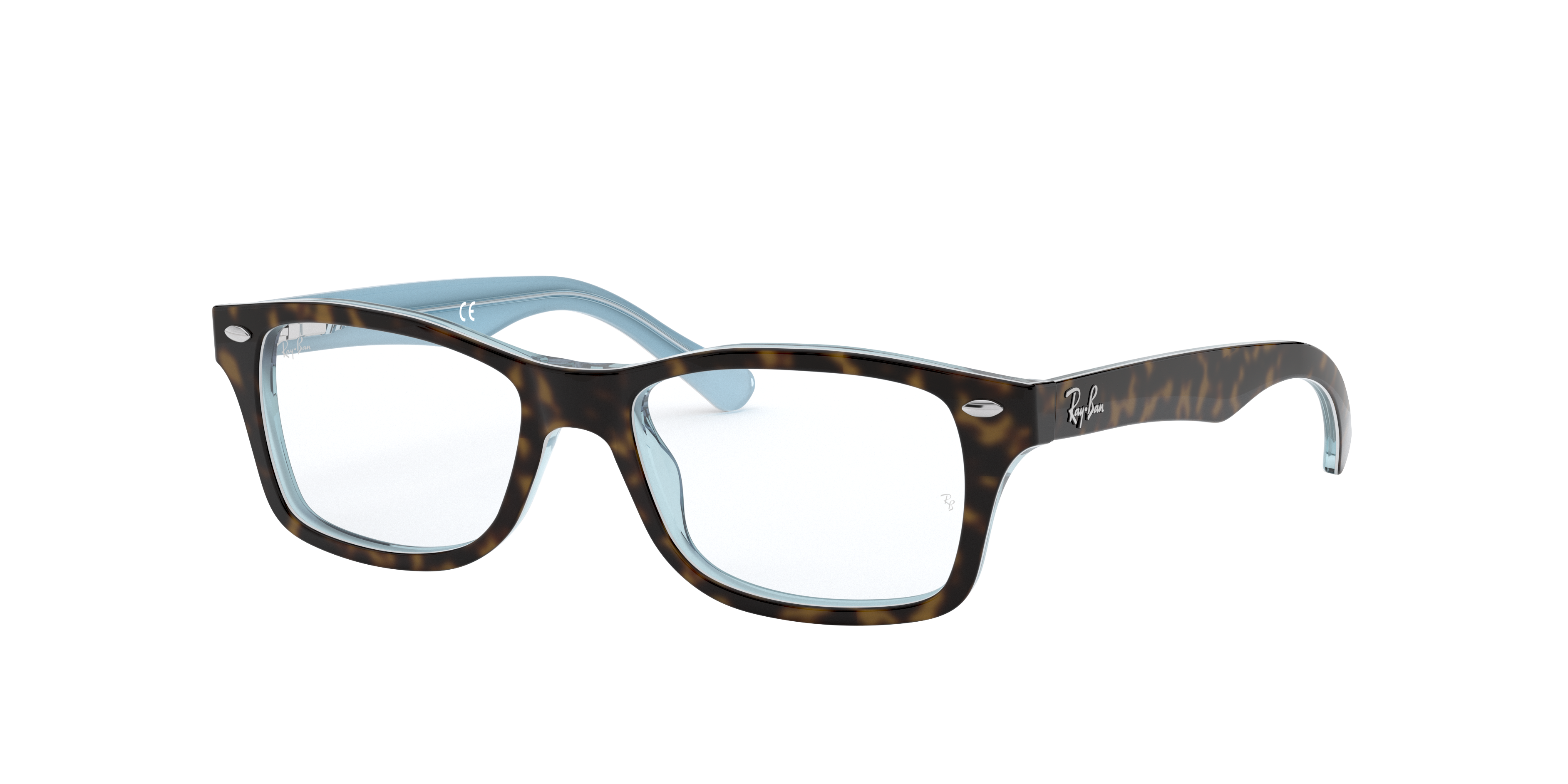 Rb1531 Optics Kids Eyeglasses with Polished Havana Frame - RY1531 | Ray ...