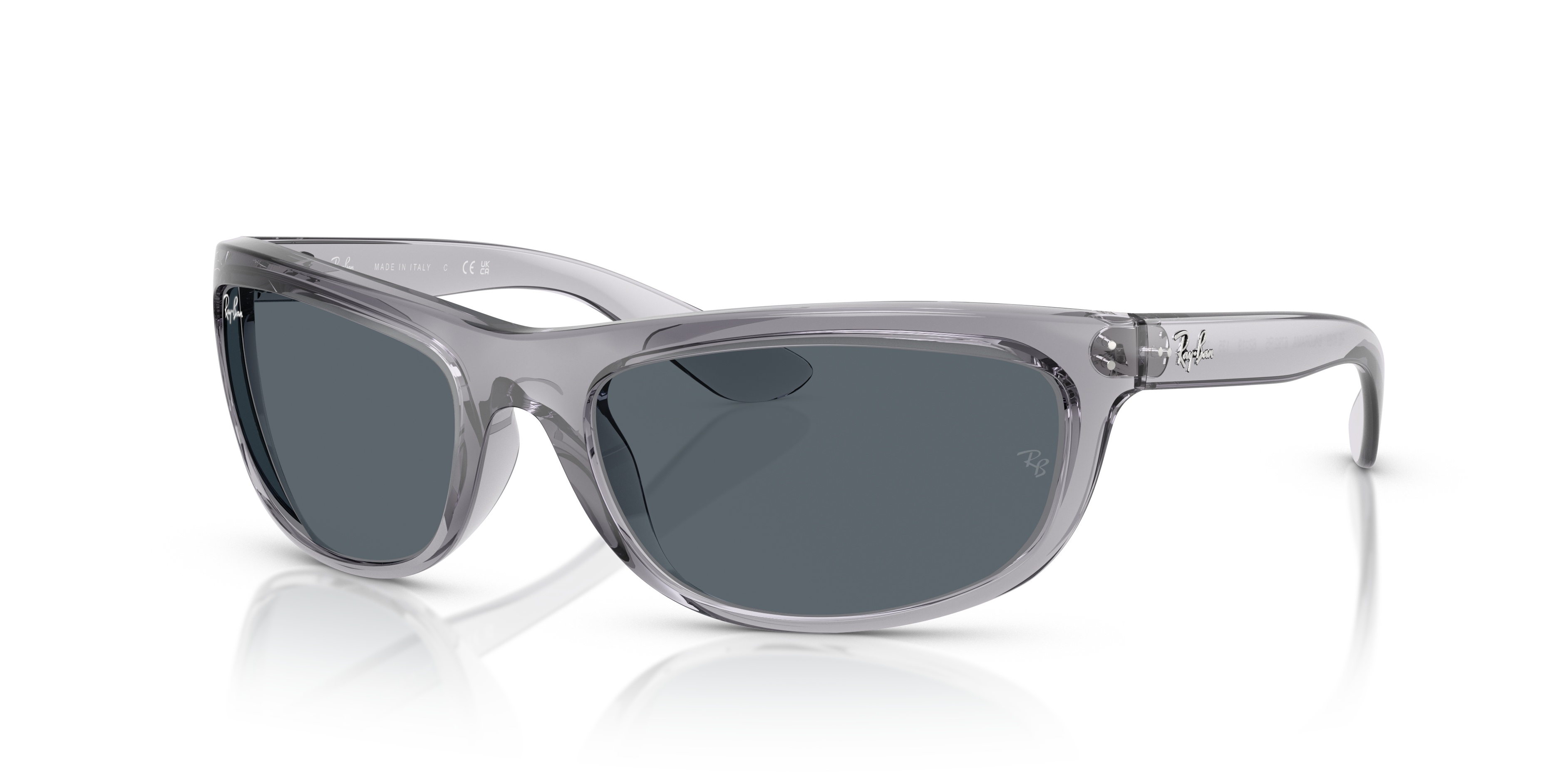 Balorama Online Only Limited Sunglasses in Transparent Grey and Blue ...