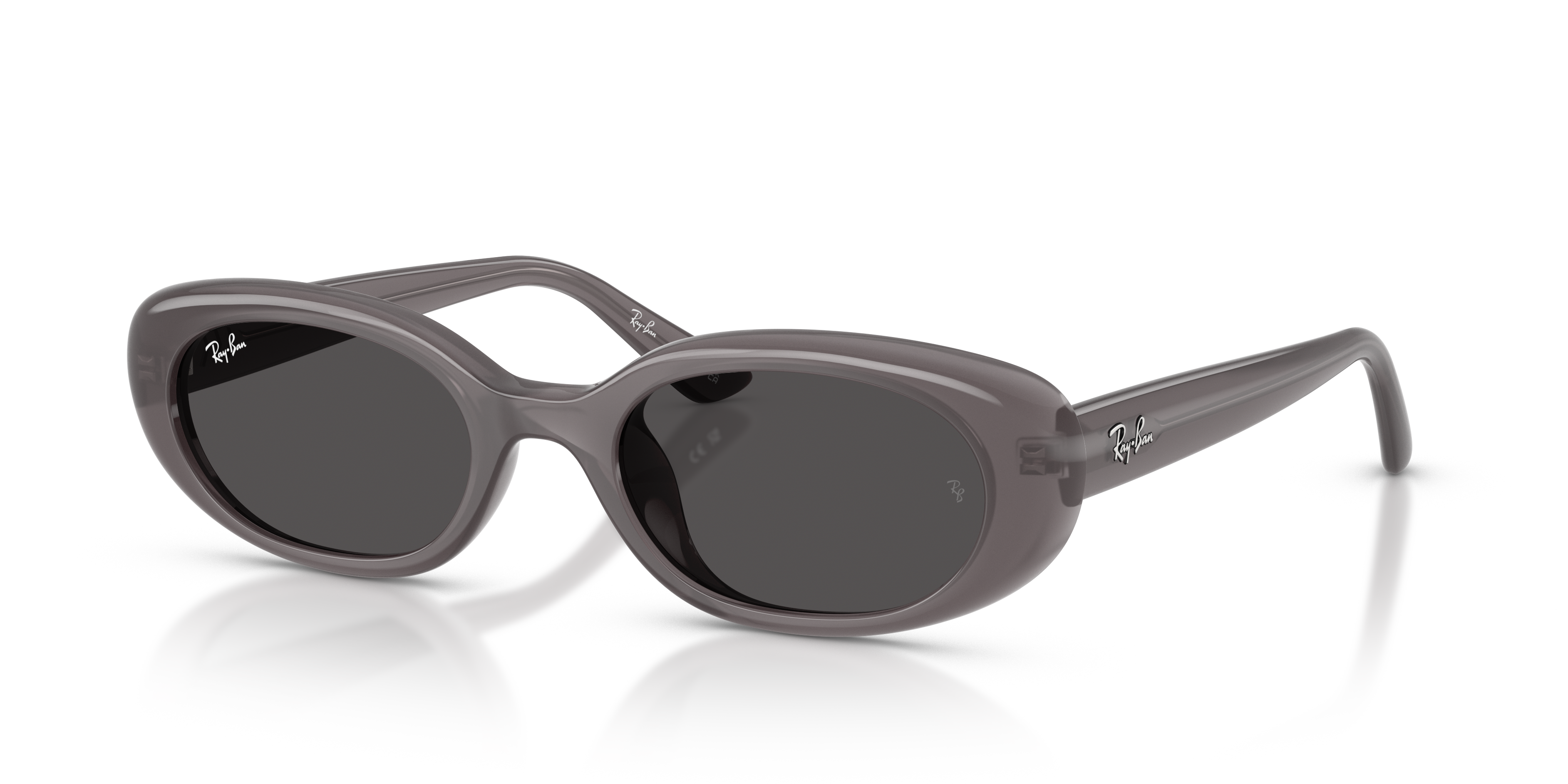 Rb4441d Bio-based Sunglasses in Transparent Dark Grey and Dark Grey ...