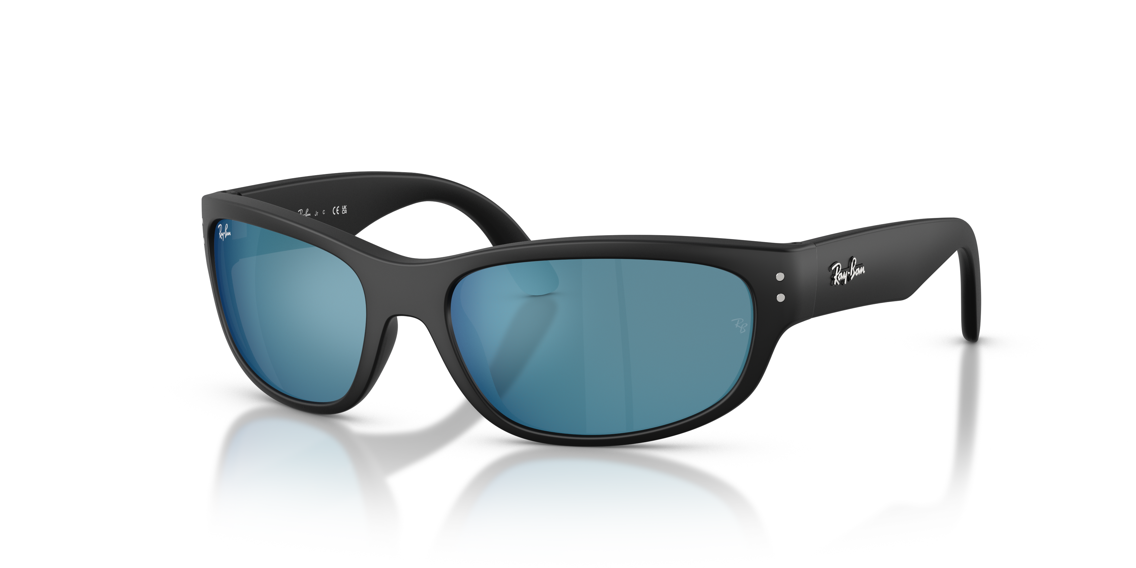 Balorama Kids Bio-based Sunglasses in Matte Matte Black and Dark Blue ...