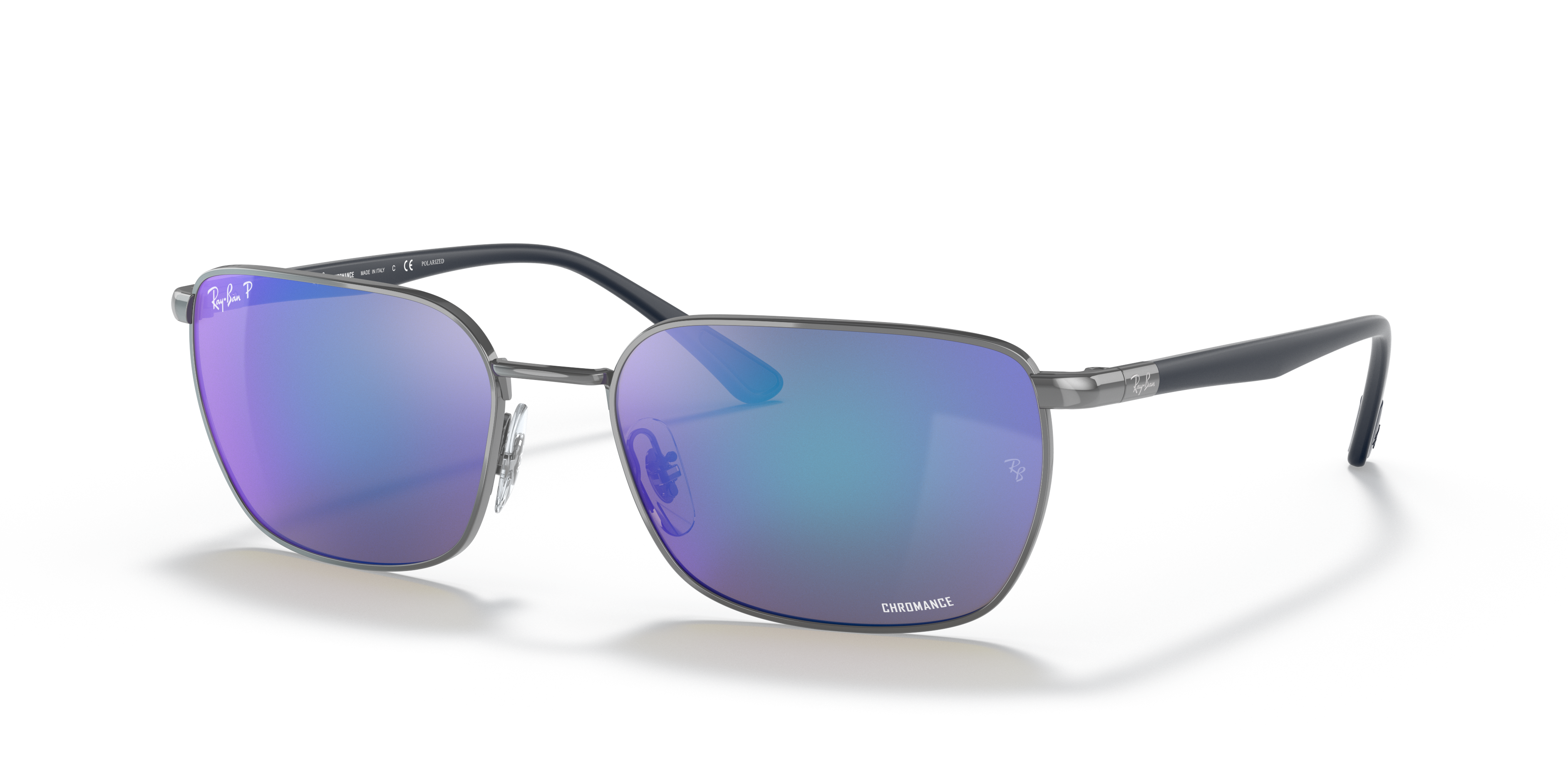 Rb3684ch Chromance Sunglasses in Gunmetal and Grey/Blue - RB3684CH ...