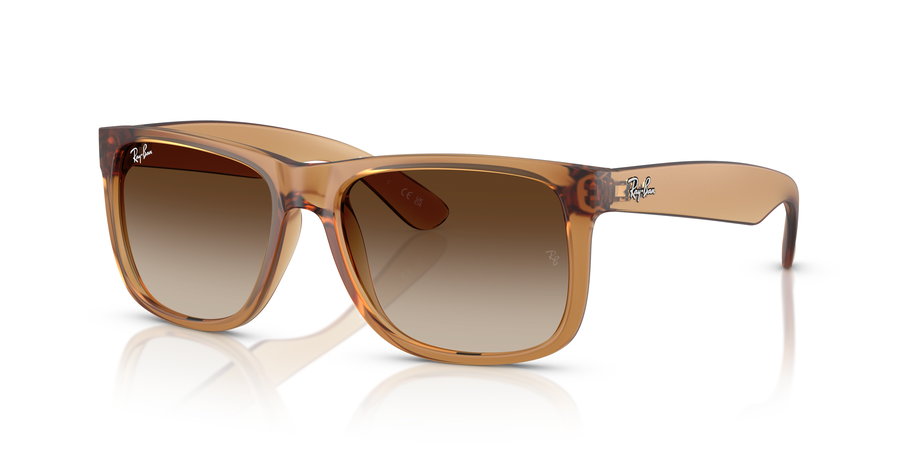Justin Classic 搭 橡胶米色 的 渐变棕色 - RB4165F | Ray-Ban® 雷朋
