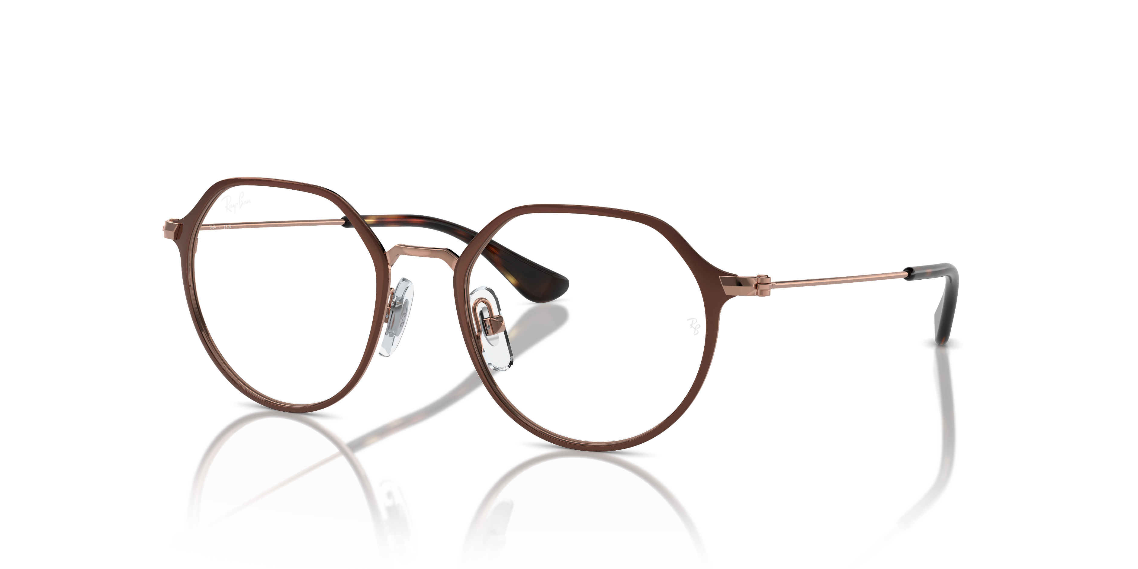 Jack Optics Kids Eyeglasses with Brown On Rose Gold Frame - RY1058 ...